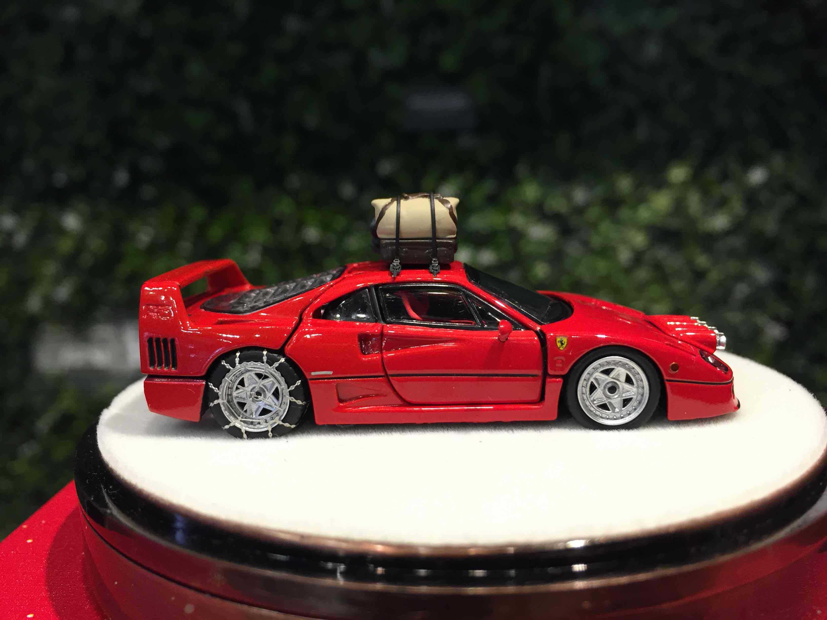 1/64 PGM Ferrari F40 1987 Snow Drifting PGM640902 圓盒【MGM】 - Max Gear ...