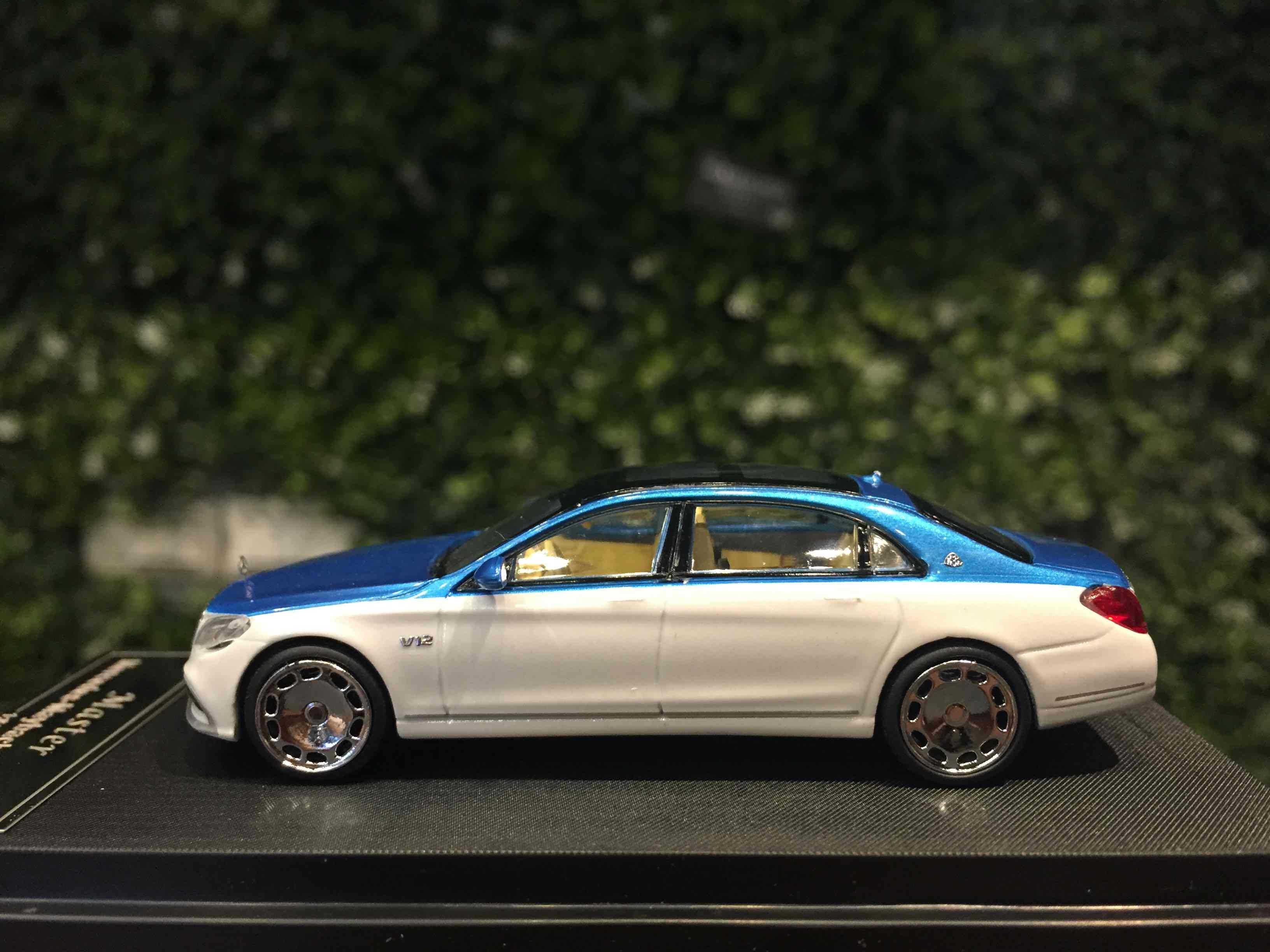 1/64 Master Mercedes-Maybach S-Class S650 White/Blue【MGM】 - Max Gear ...