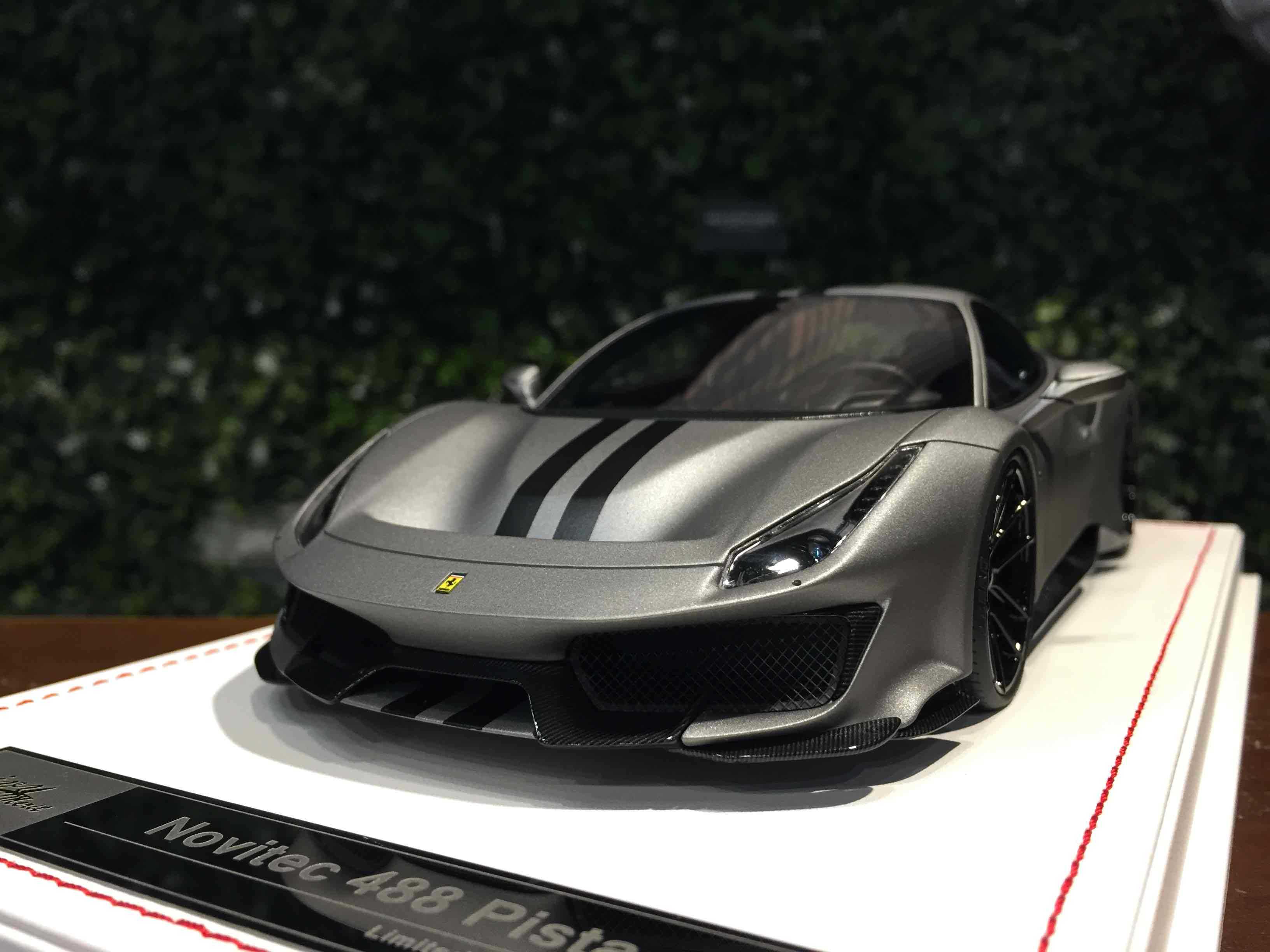 1/18 IVY Novitec Ferrari 488 Pista Silver IVY1812SN【MGM】 - Max Gear ...