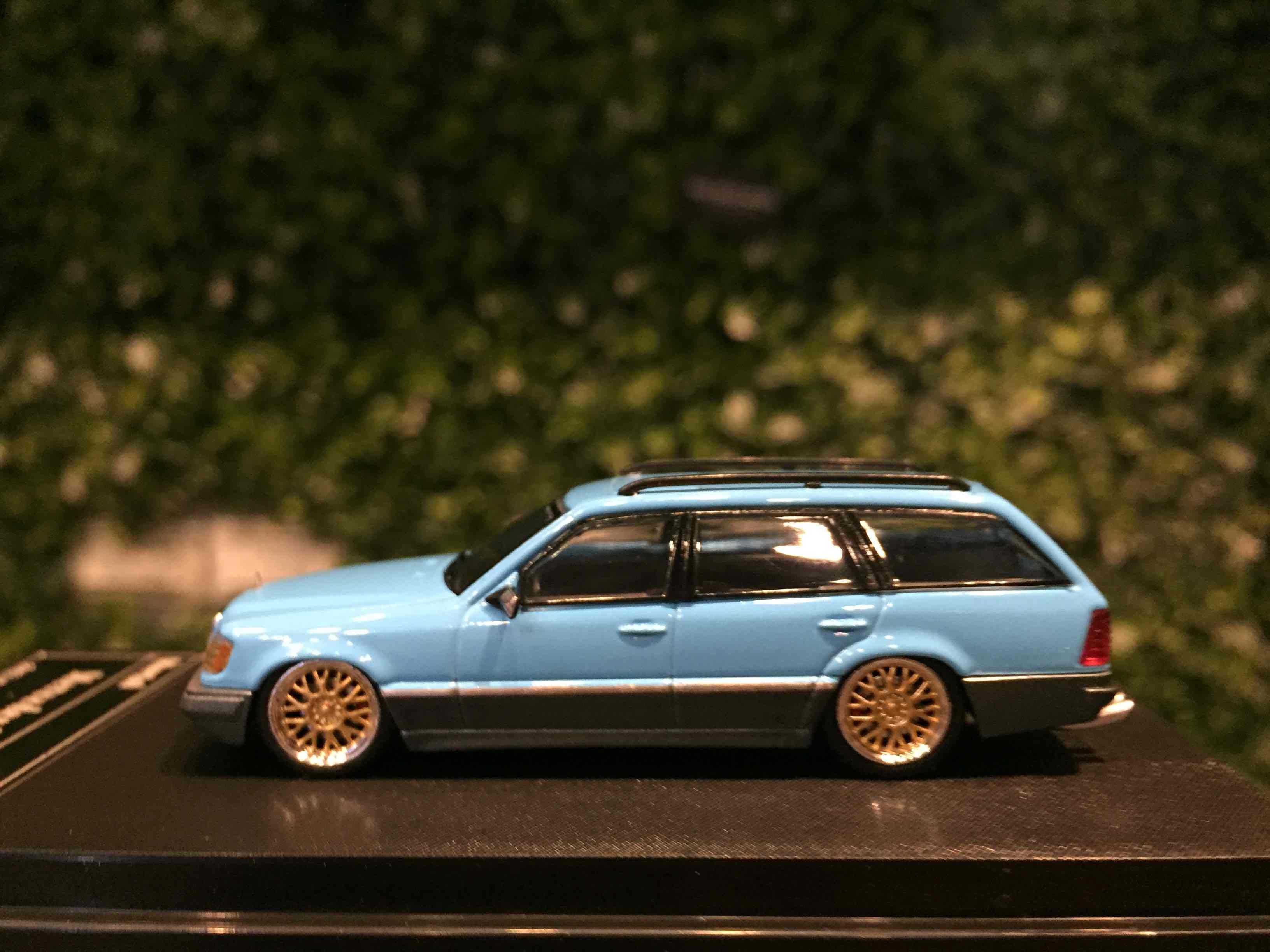1/64 Mortal Mercedes-Benz E-Class (S124) Wagon Blue【MGM】 - Max Gear ...
