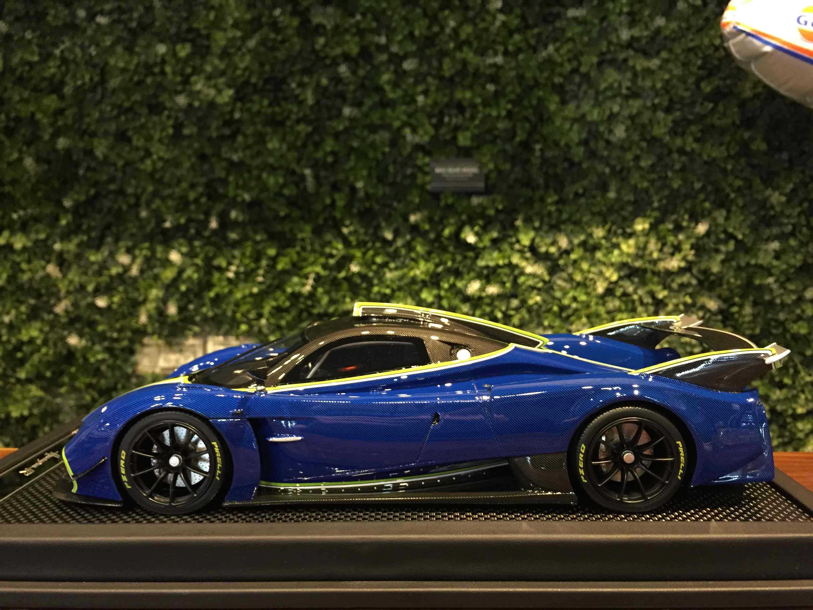 1/18 VIP Model Pagani Huayra R Blue Carbon VIP18033B【MGM】 - Max Gear ...