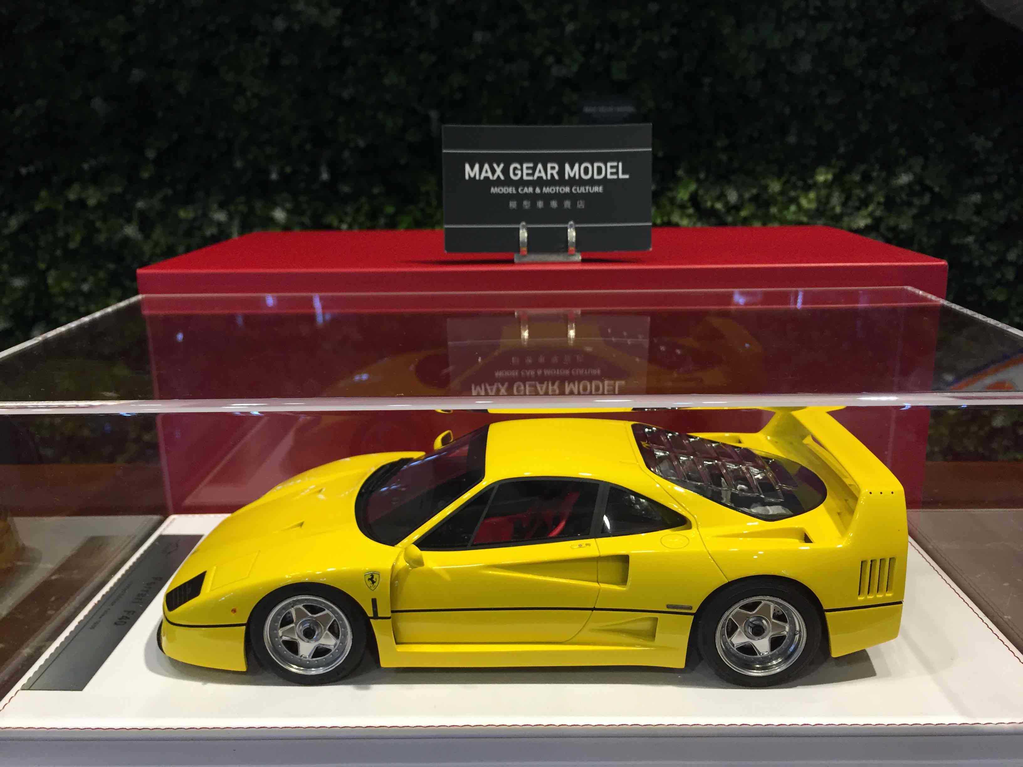 1/18 GL Model Ferrari F40 1987 Giallo Modena【MGM】 - Max Gear Model 模型店 ...