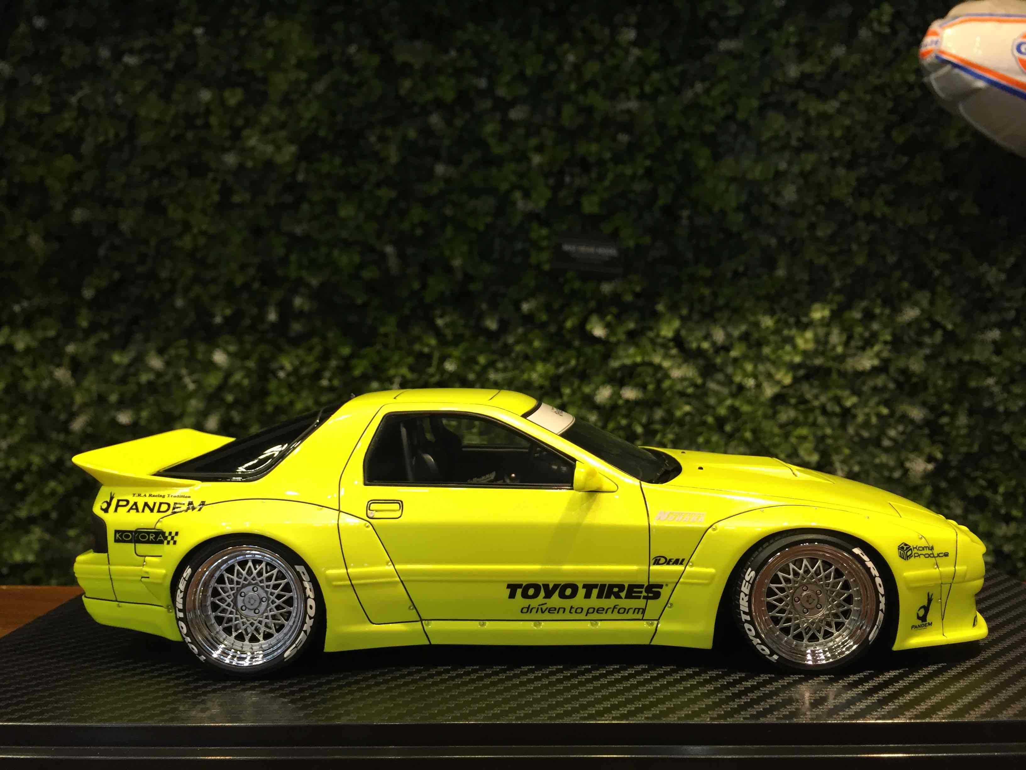 1/18 Ignition PANDEM Mazda RX-7 (FC3S) Yellow IG2912【MGM】 - Max Gear ...