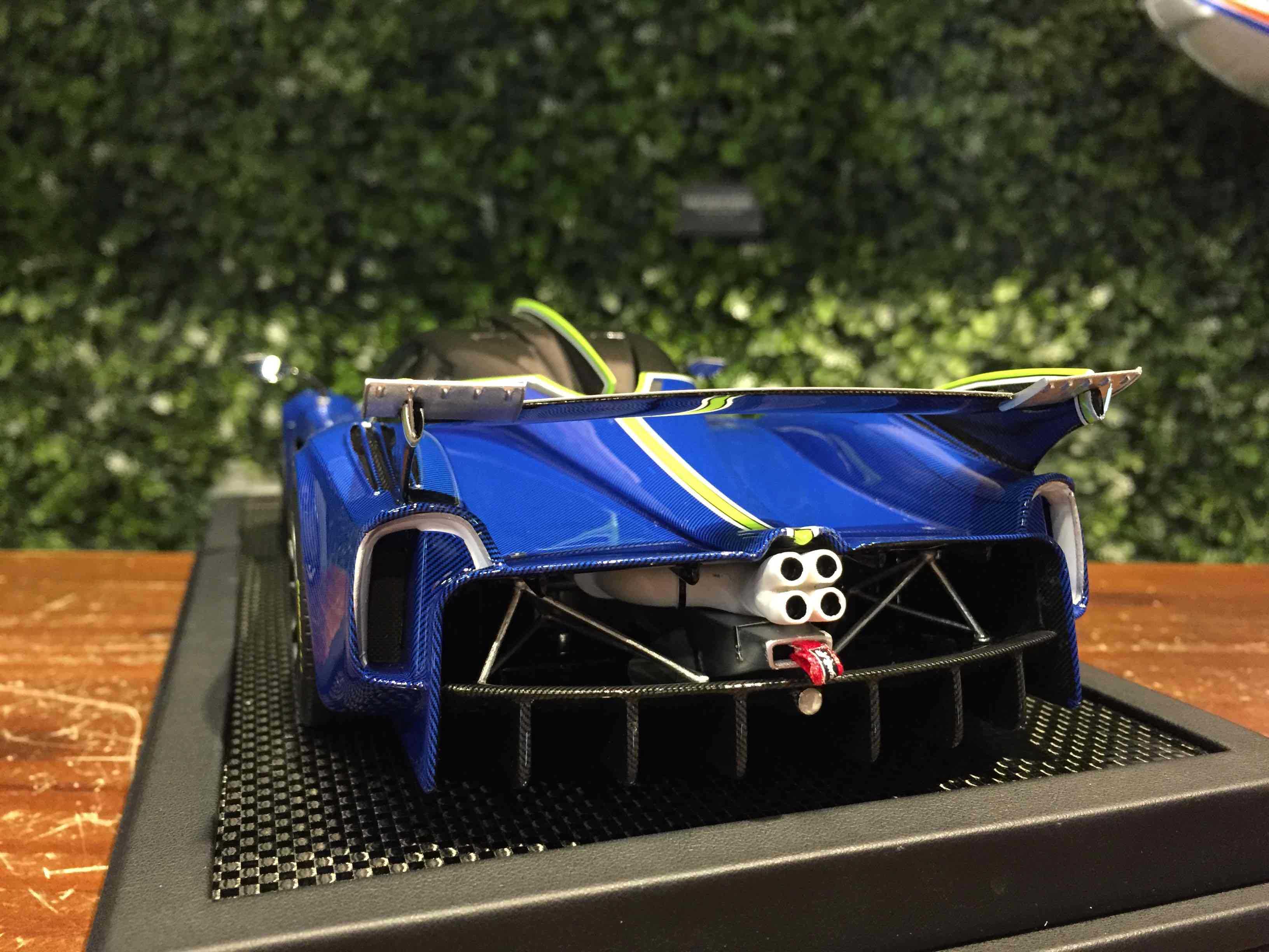 1/18 VIP Model Pagani Huayra R Blue Carbon VIP18033B【MGM】 - Max Gear ...
