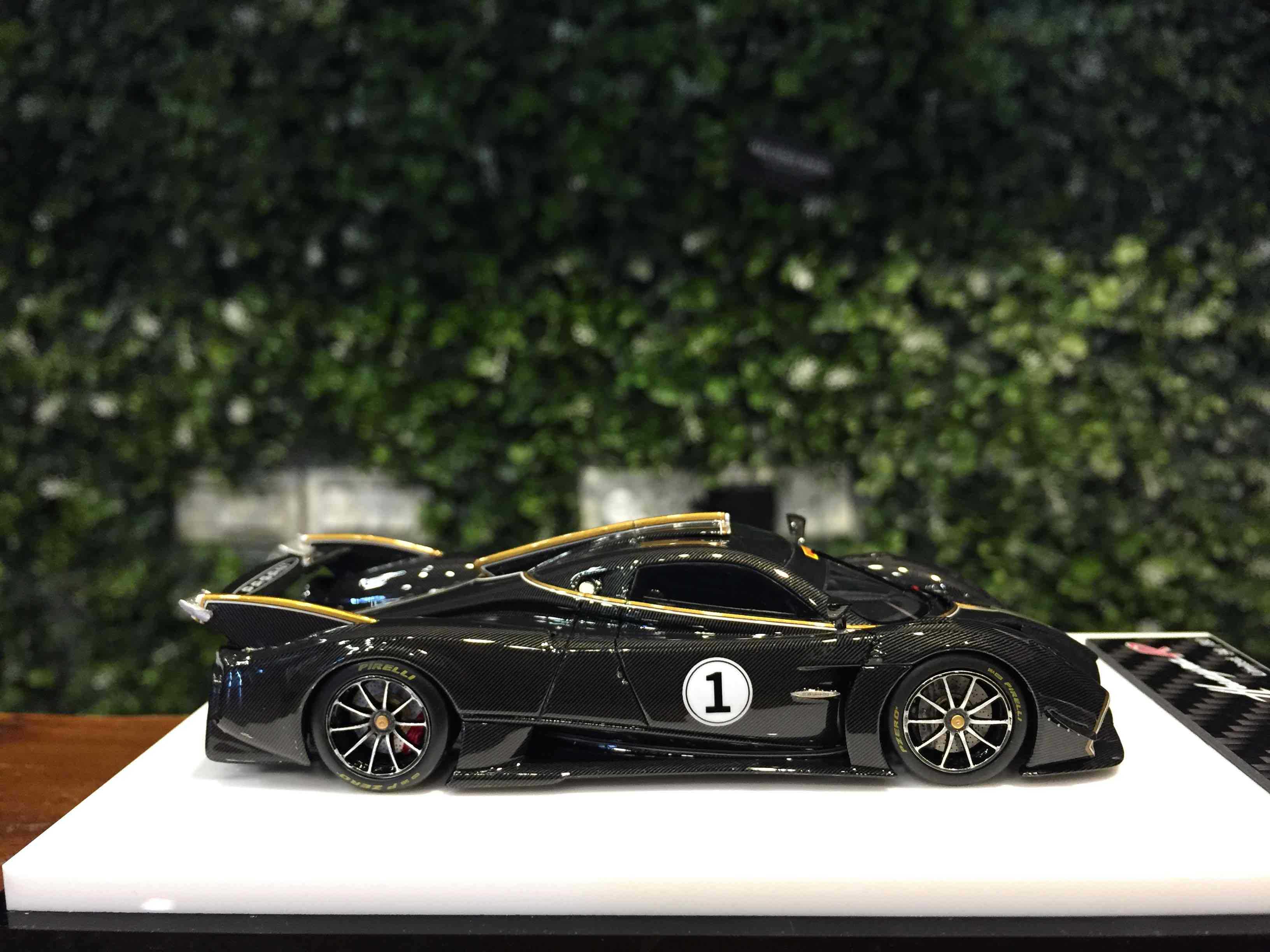 1/43 FigArt Pagani Huayra R 2021 Black Carbon LG430001A【MGM】 - Max Gear ...