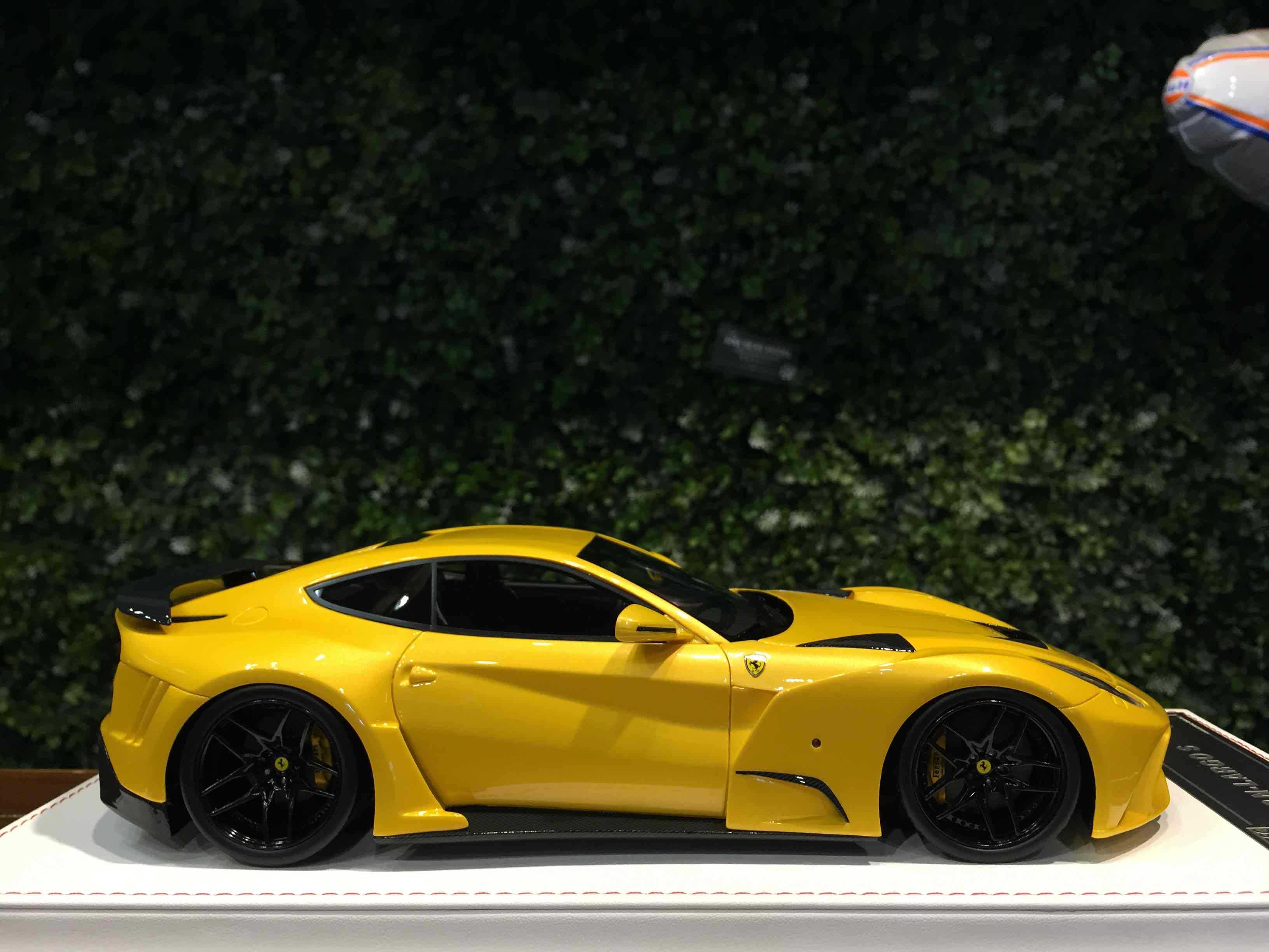 1/18 TE Novitec Ferrari F12 Giallo Modena【MGM】 - Max Gear Model 模型店 | 購物橘子