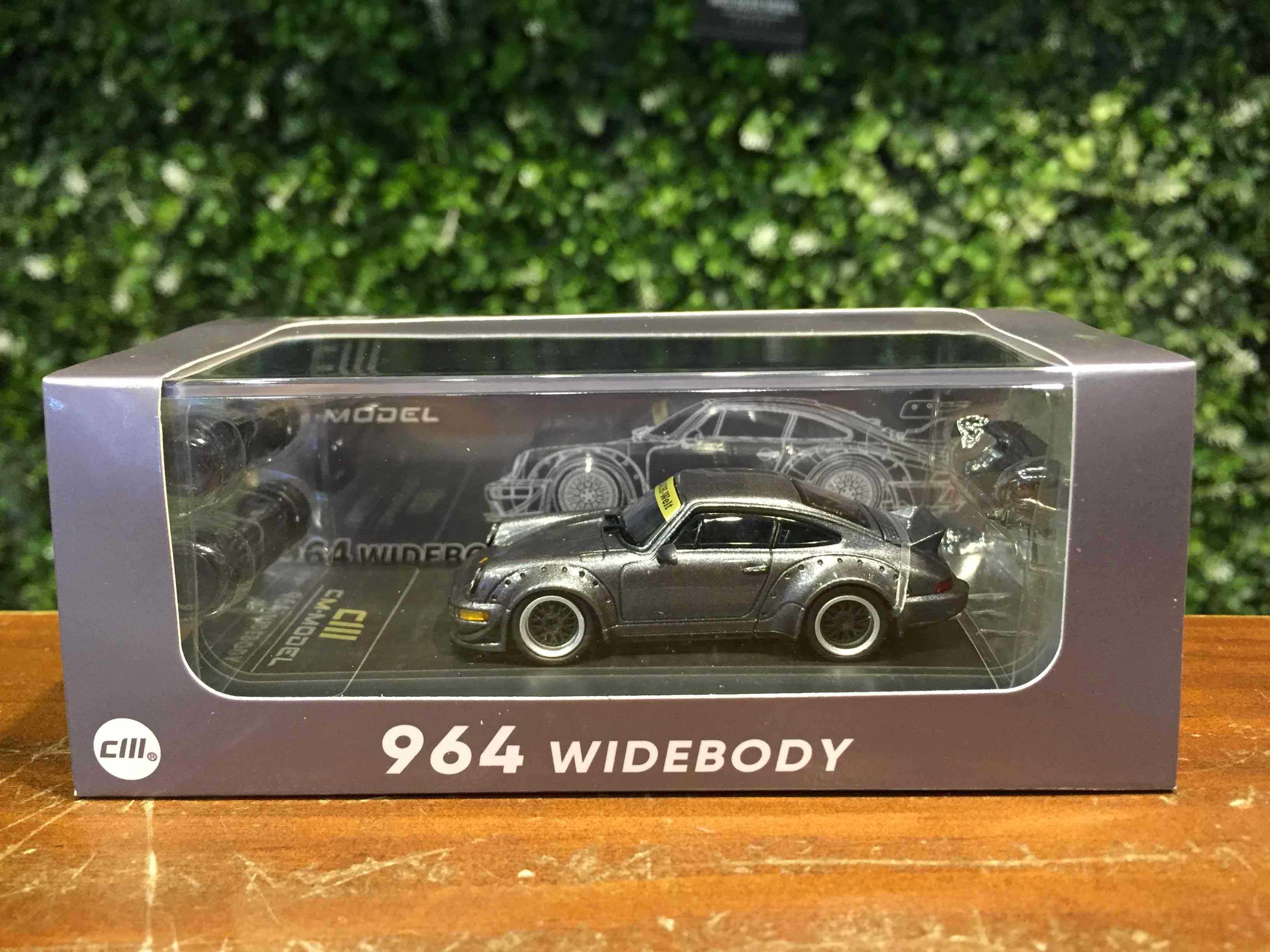 1/64 CM-Model RWB Porsche 911 (964) Grey CM6496410【MGM】 - Max Gear ...