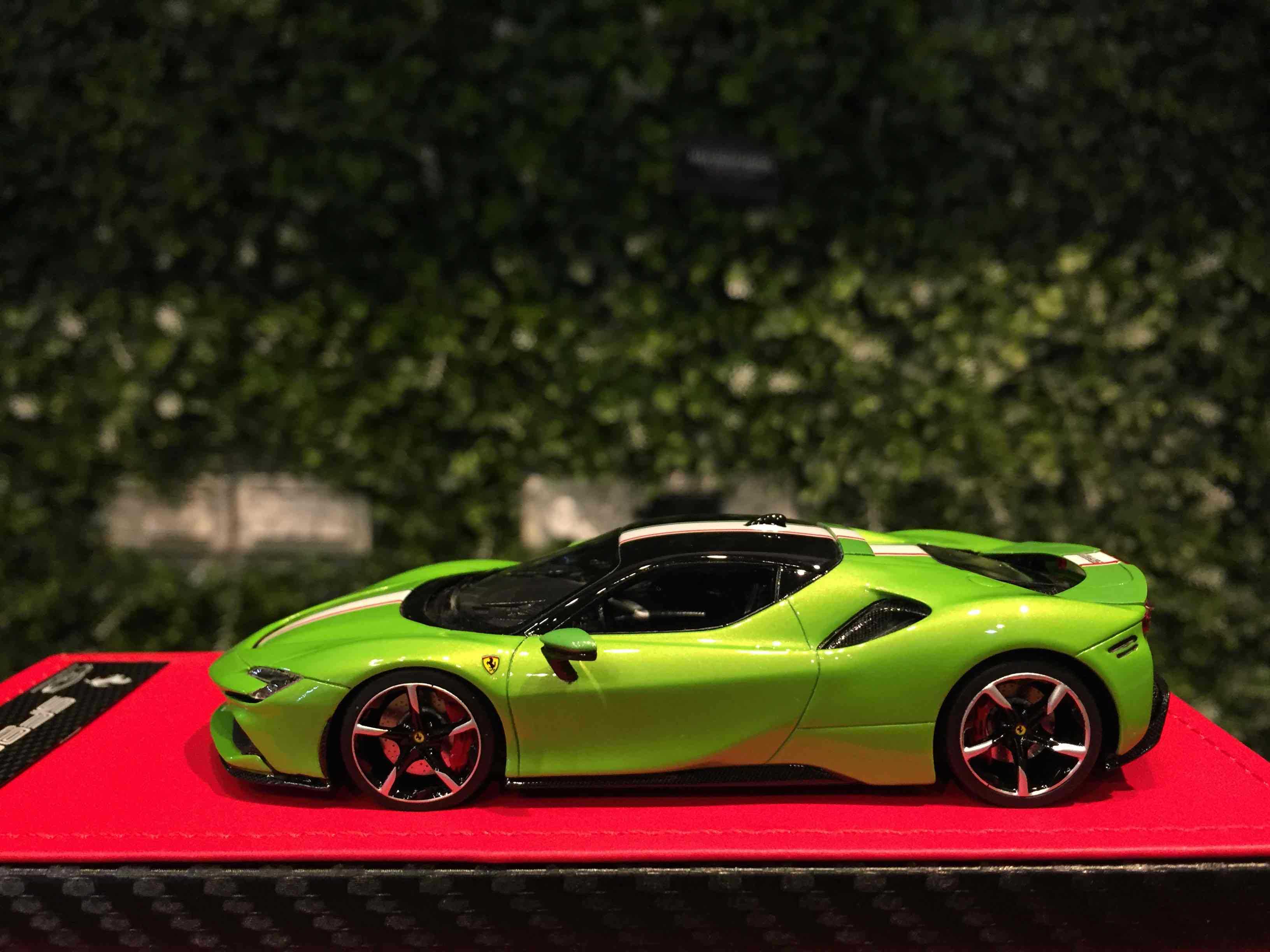 1/43 JDL Ferrari SF90 Stradale Apple Green【MGM】 - Max Gear Model 模型店 | 購物橘子