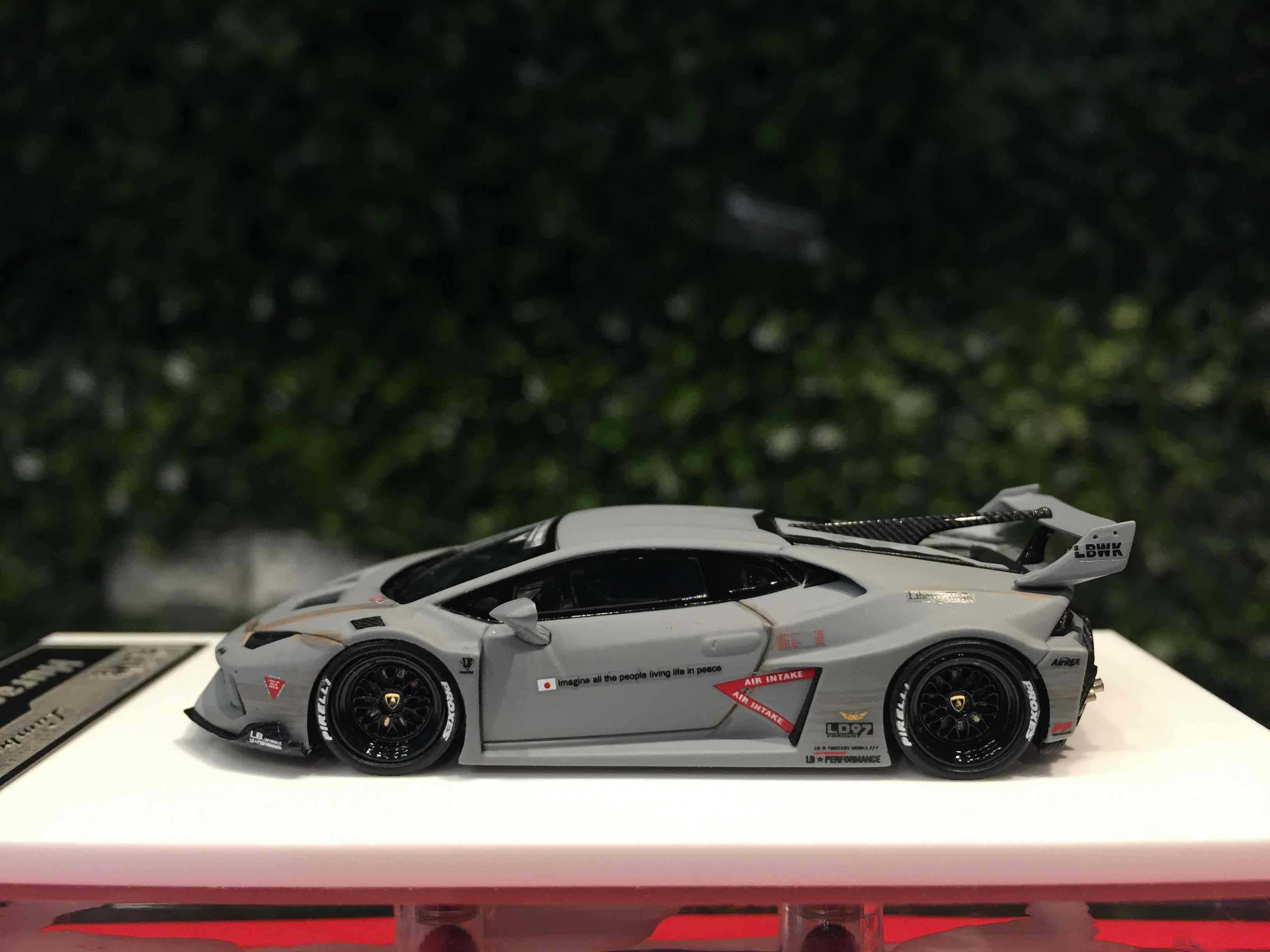 1/64 Flame LBWK Lamborghini Huracan LP610 Combat Grey【MGM】 - Max Gear ...