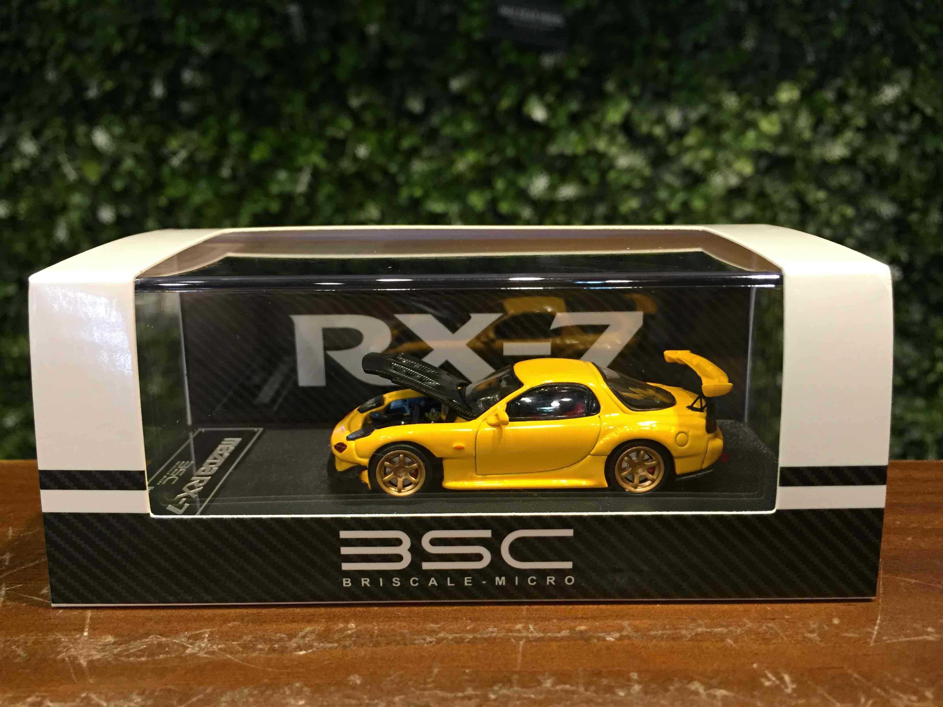 1/64 BSC Mazda RX-7 (FD3S) RE Amemiya Yellow/GD【MGM】 - Max Gear Model 模型店 | 購物橘子