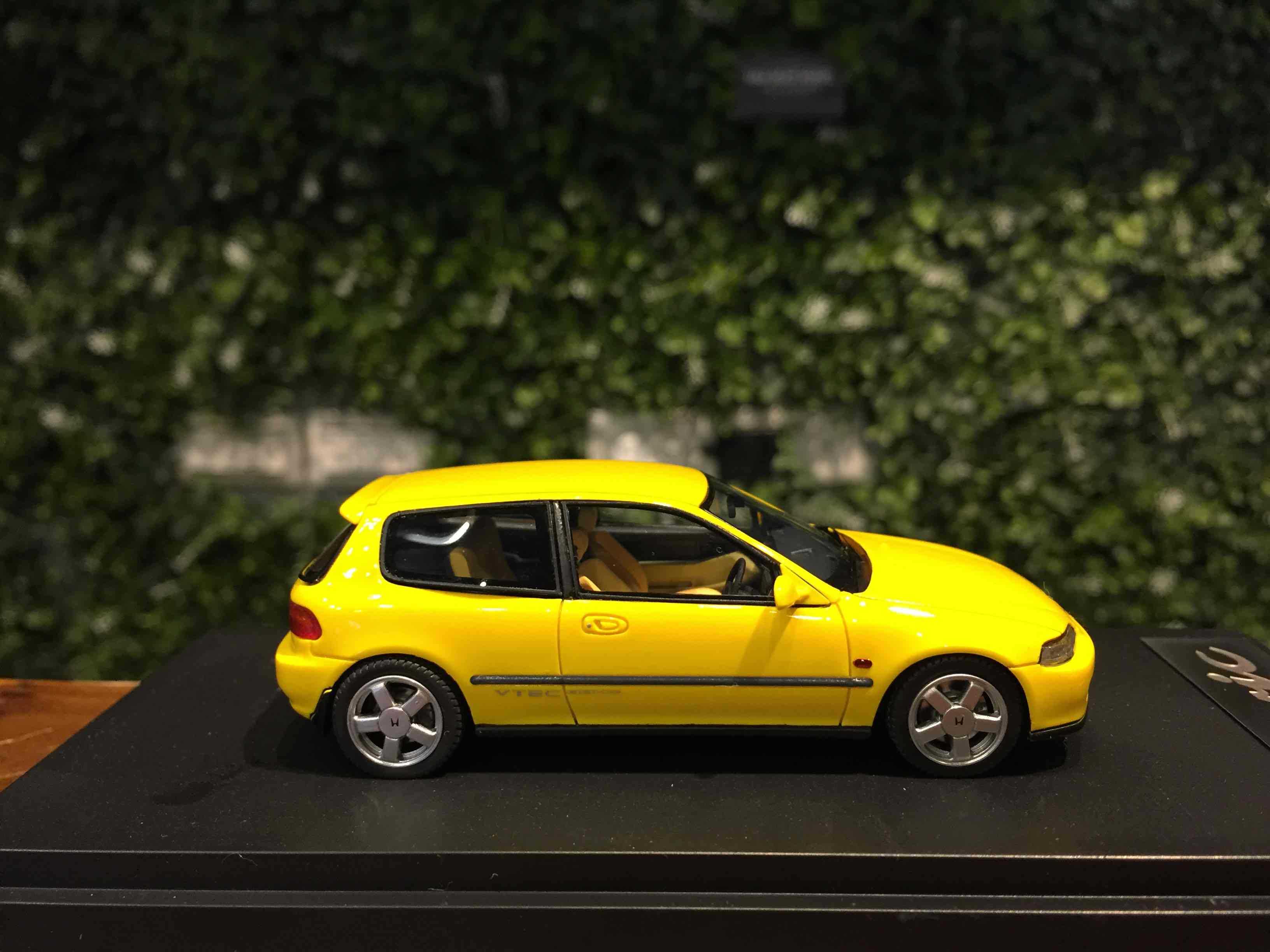 1/43 Mark43 Honda Civic Sir II (EG6) Yellow PM4365BY【MGM】 - Max Gear ...