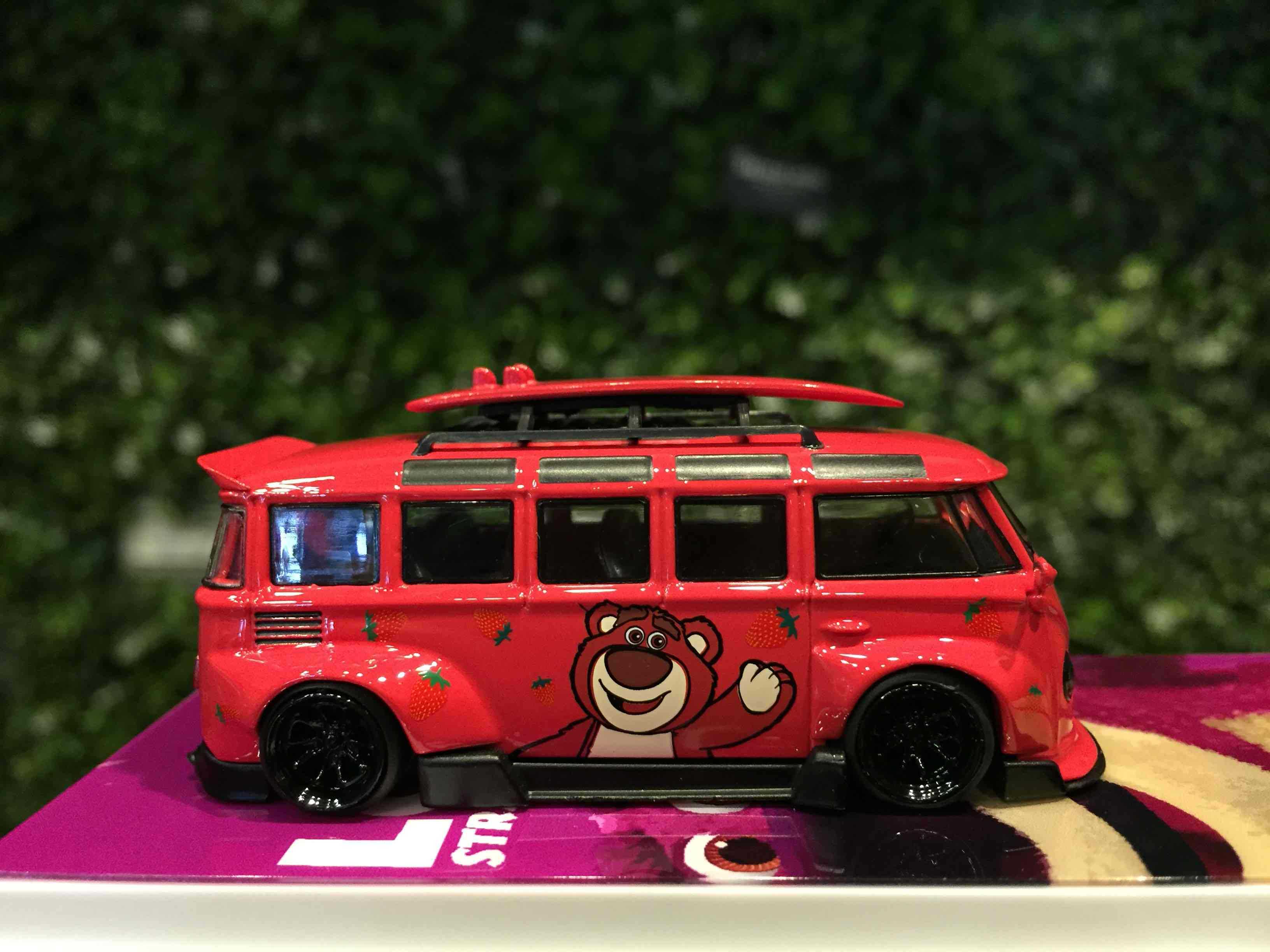 1/64 Flame Volkswagen VW T1 Kombi Strawberry Bear【MGM】 - Max Gear Model ...
