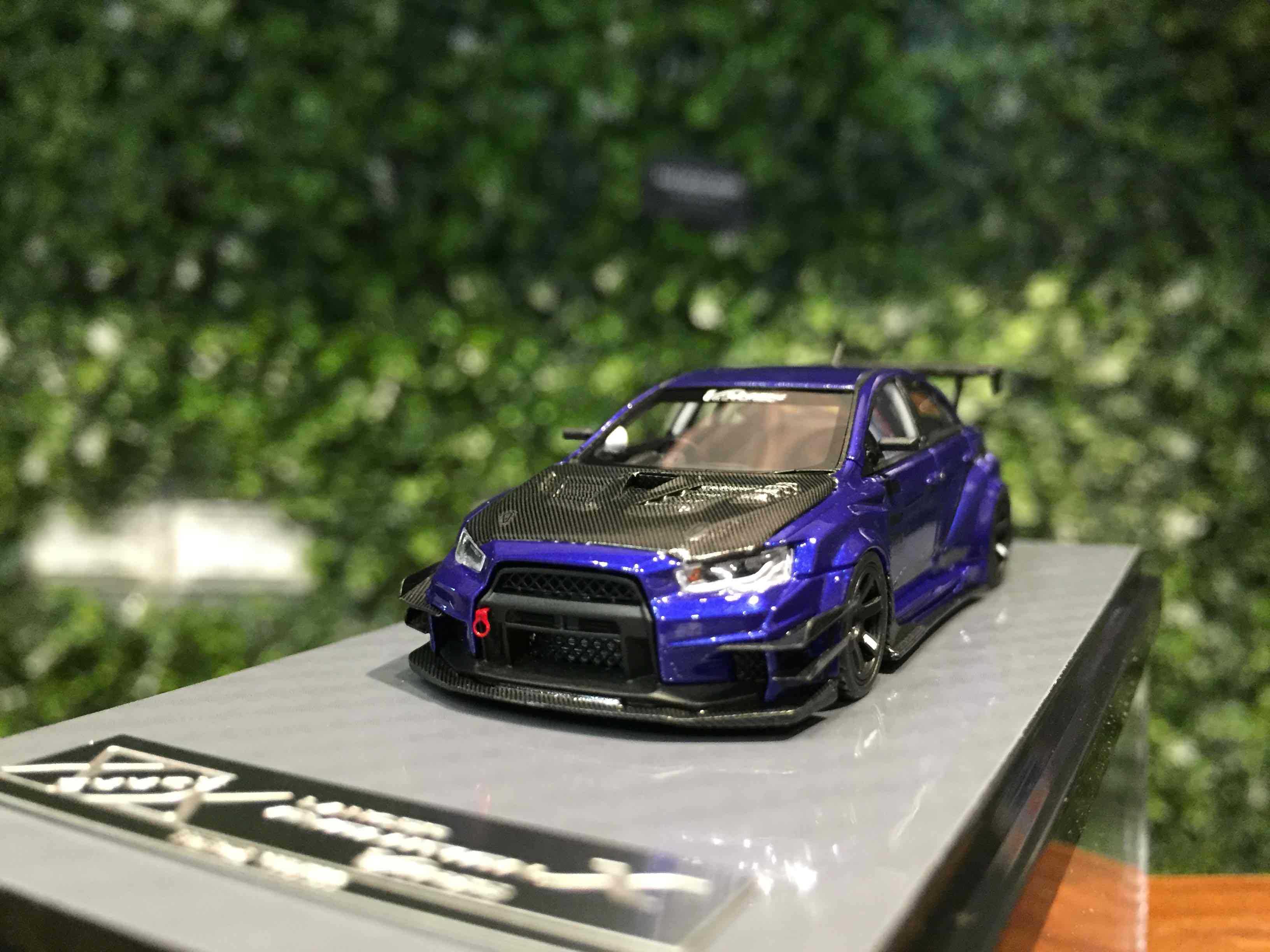 1/64 YM-Model Mitsubishi Lancer EVO Varis Metallic Blue【MGM】 - Max Gear ...