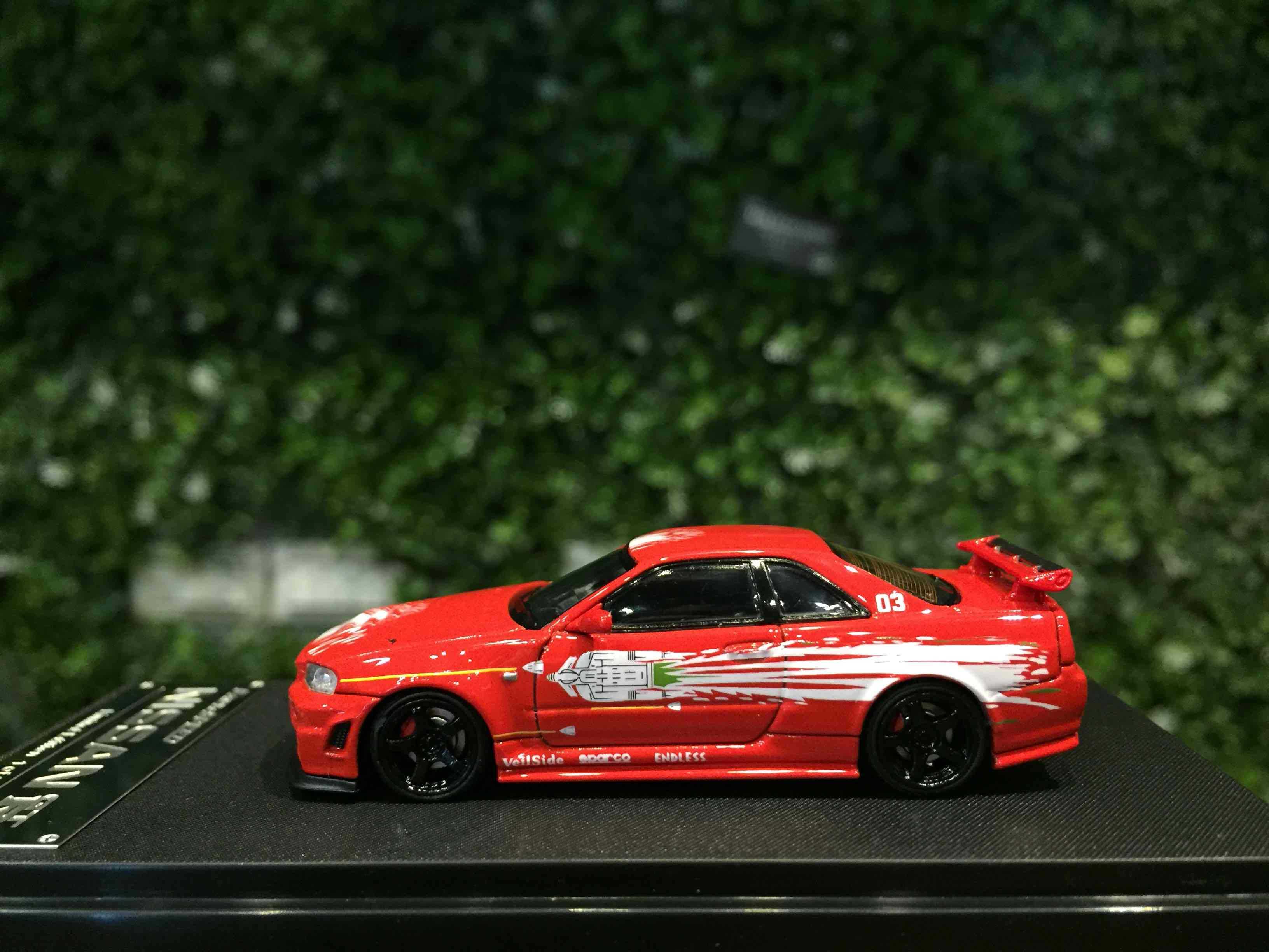 1/64 FastSpeed Nissan Skyline GT-R (R34) FNF Red【MGM】 - Max Gear Model ...