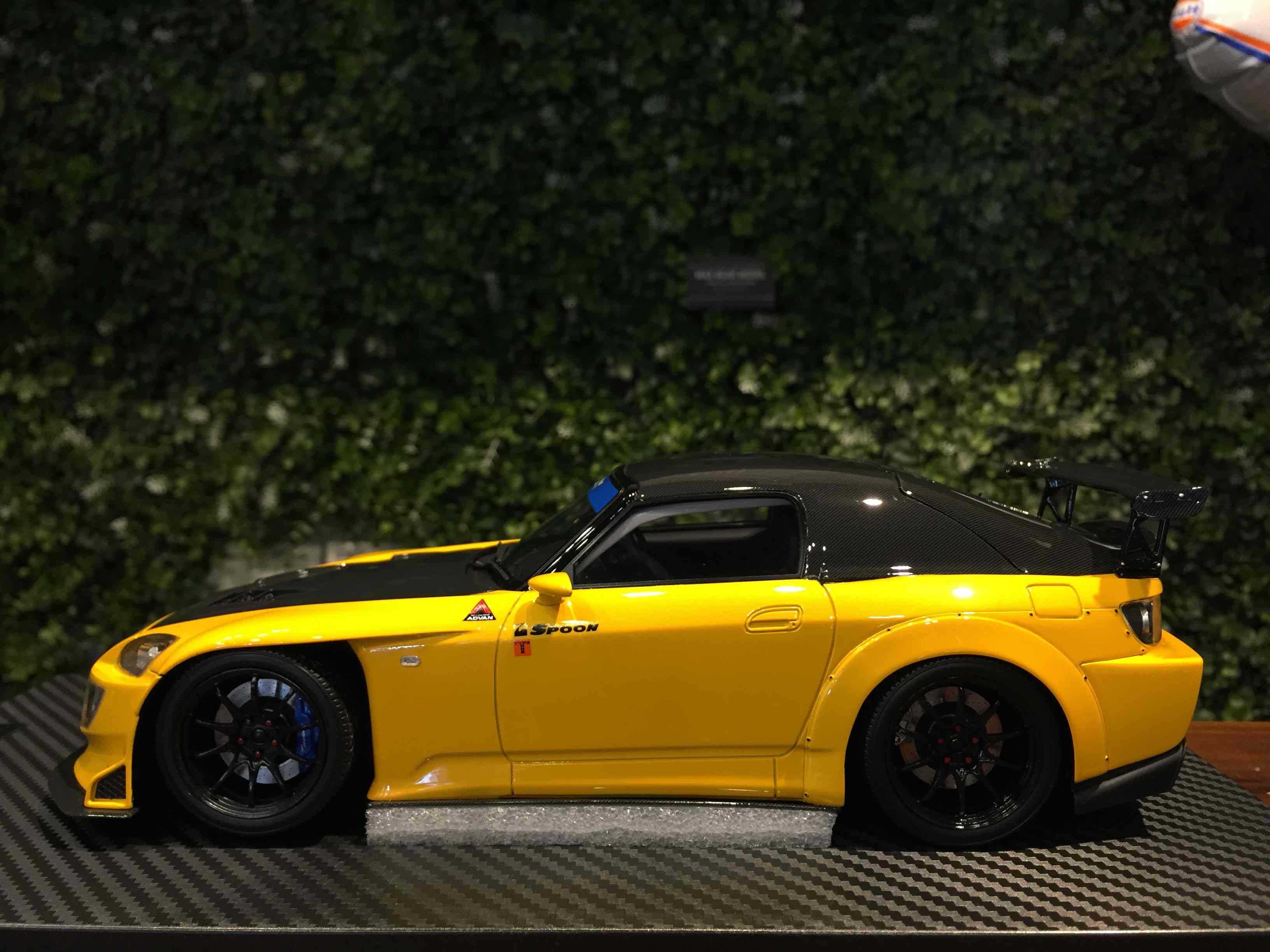1/18 Onemodel Honda S2000 Spoon Street Ver. Yellow【MGM】 - Max Gear ...