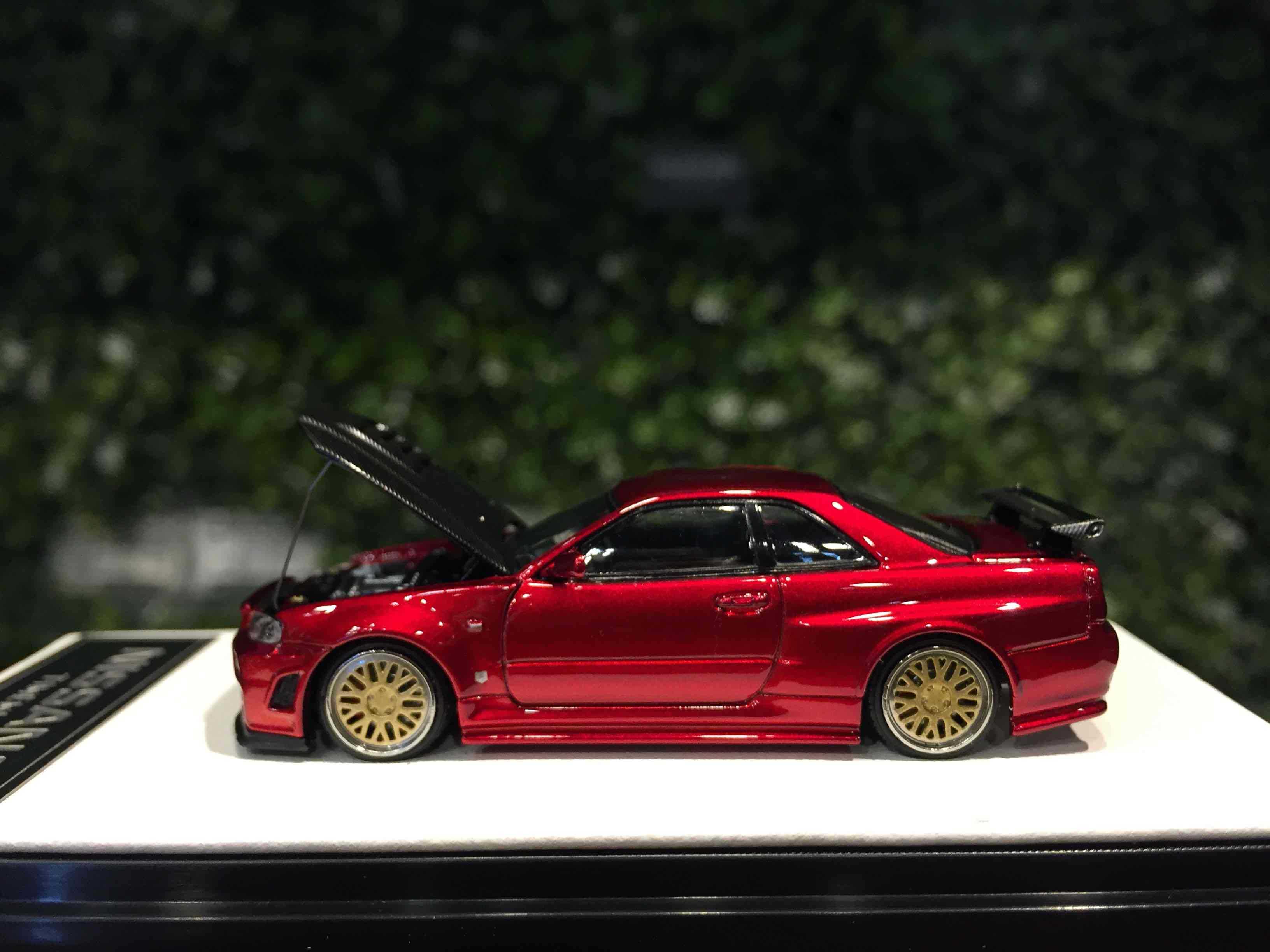 1/64 TimeModel Nissan Skyline GT-R (R34) Red TM643411【MGM】 - Max Gear ...