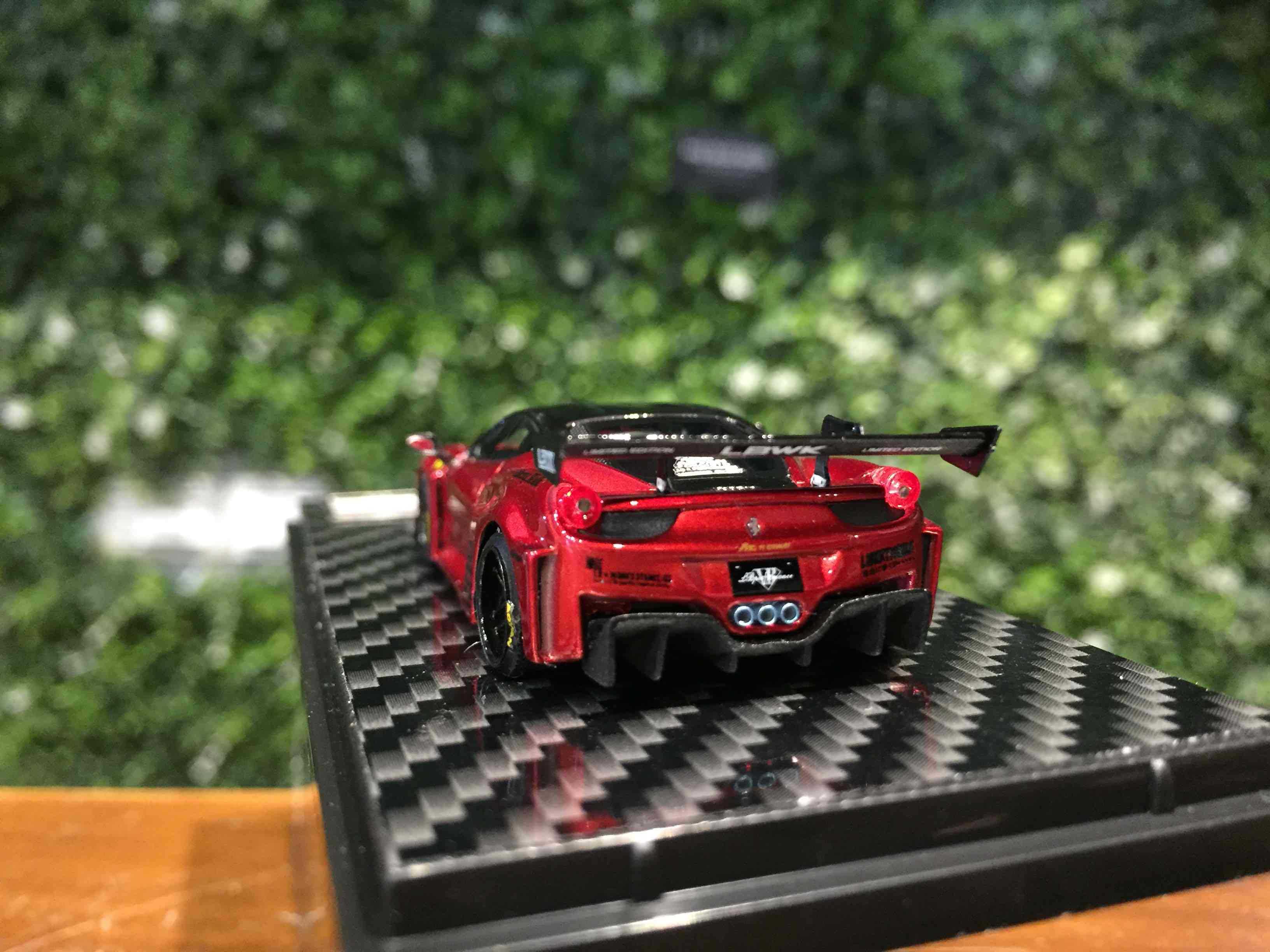 1/64 Qidian LBWK Ferrari 458 GT Metallic Red【MGM】 - Max Gear Model 模型店 ...
