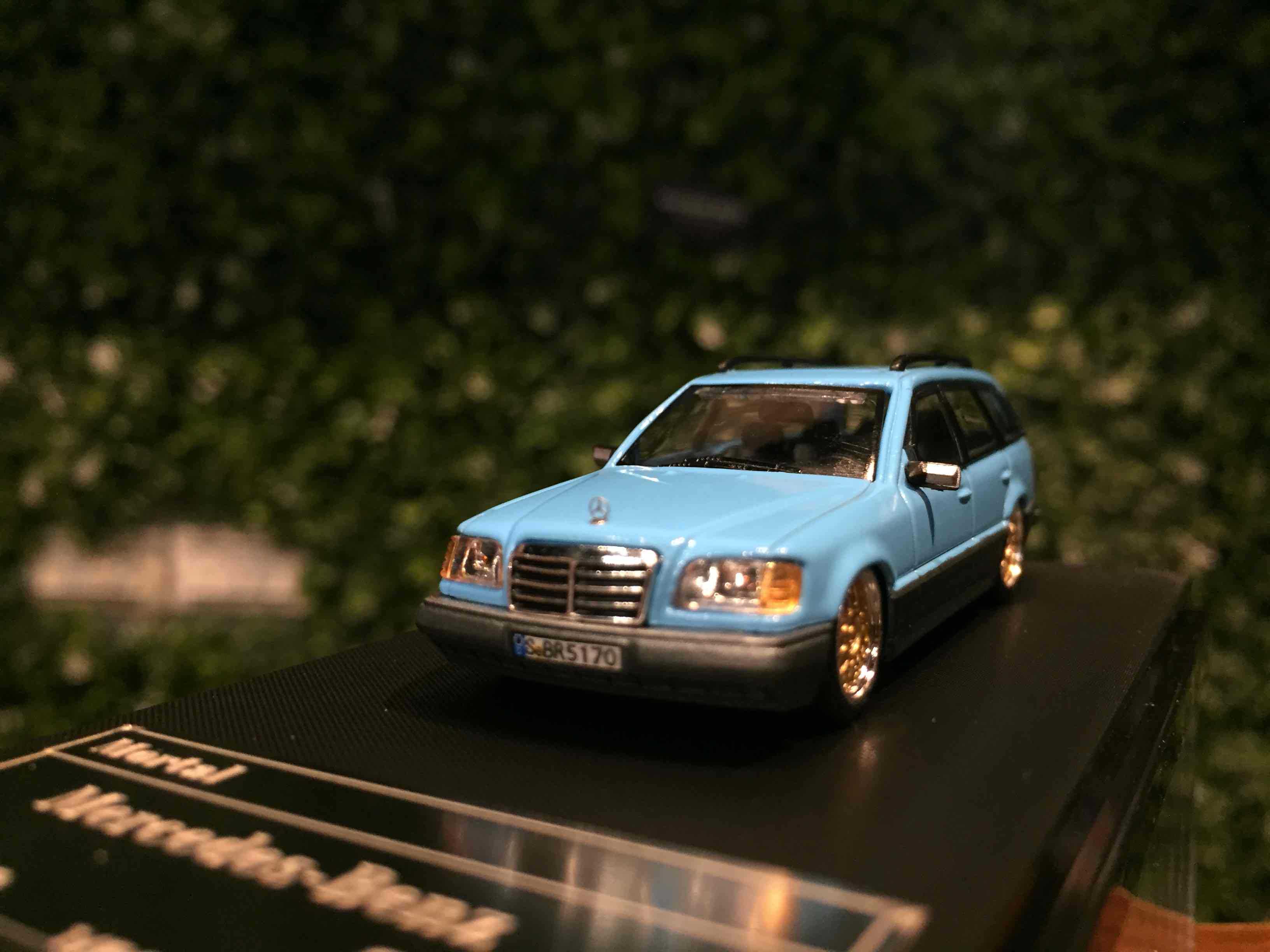 1/64 Mortal Mercedes-Benz E-Class (S124) Wagon Blue【MGM】 - Max Gear ...