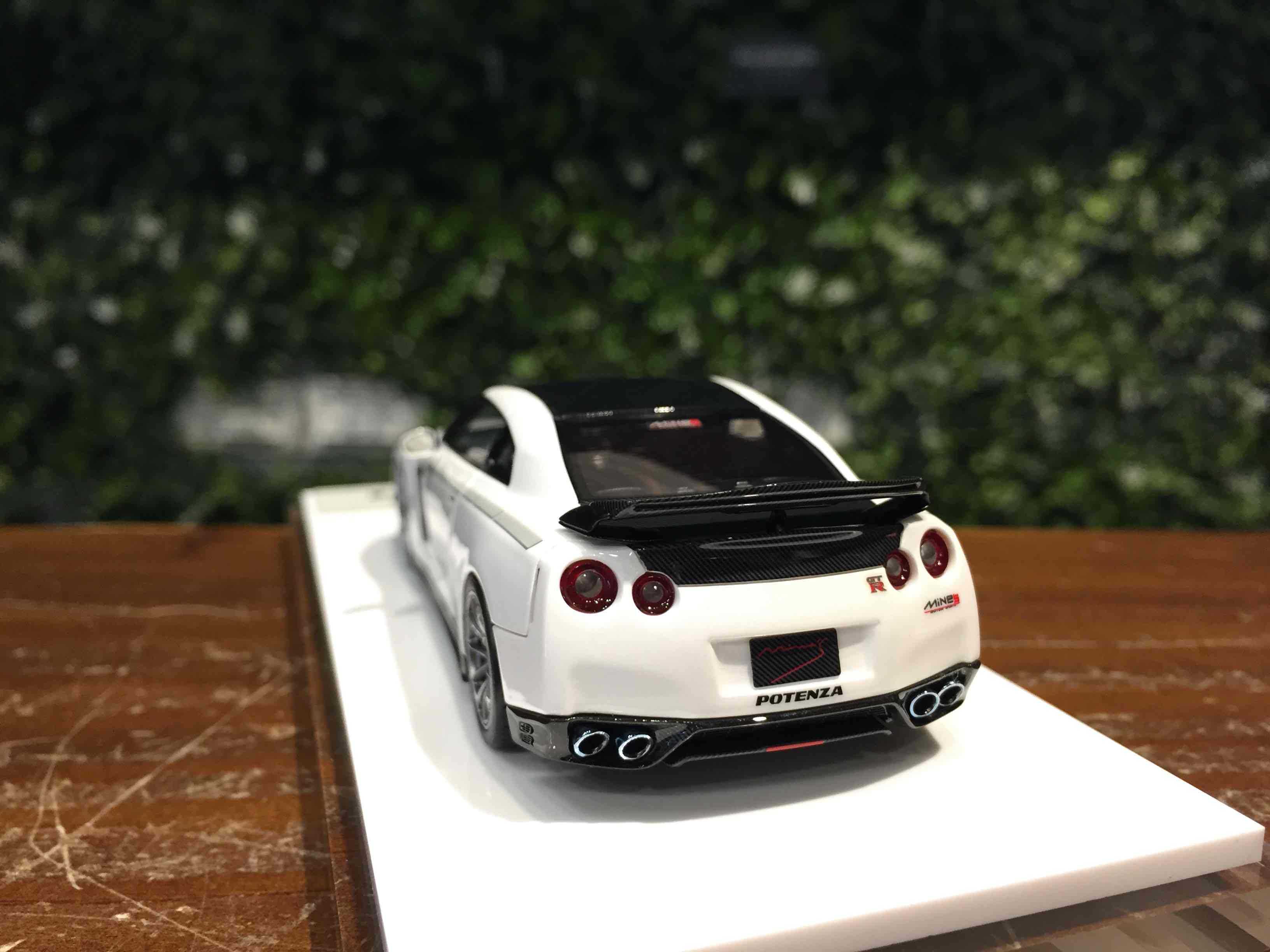 1/43 MakeUp Mine's GT-R (R35) 2021 Pearl White EM643【MGM】 - Max Gear ...