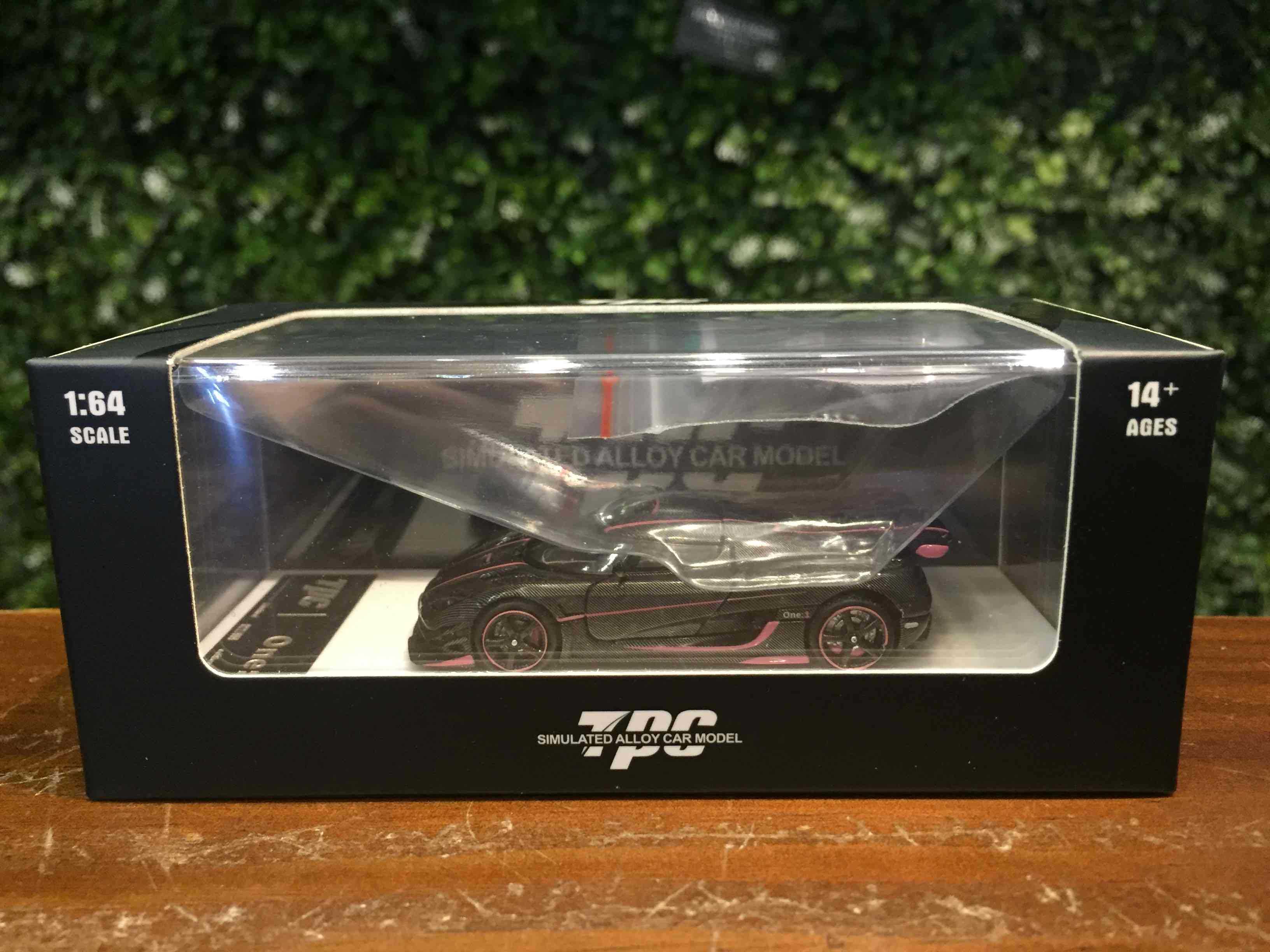 1/64 TPC Koenigsegg One 1 Carbon Pink TPC644806【MGM】 - Max Gear Model ...