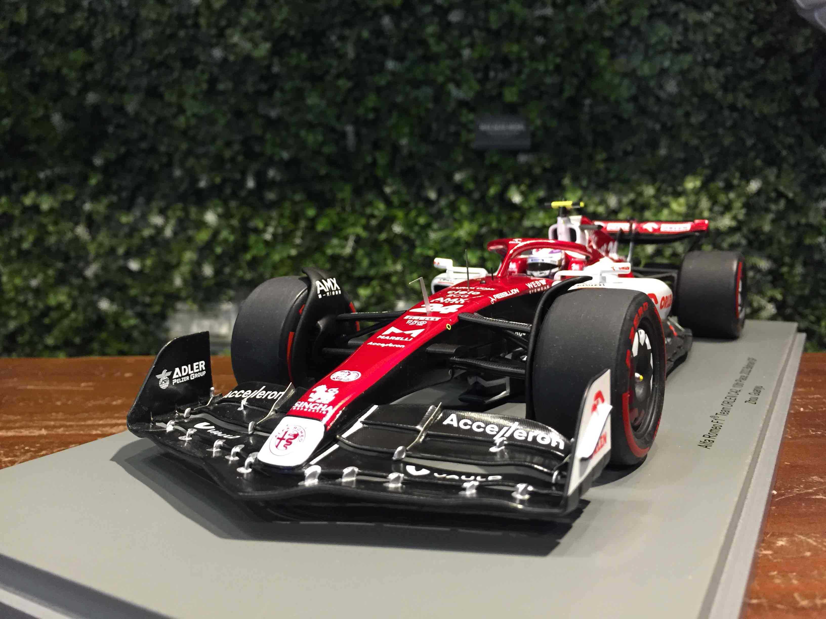 1/18 Spark Alfa Romeo C42 Zhou GuanYu 10th 2022 18S748【MGM】 - Max Gear ...