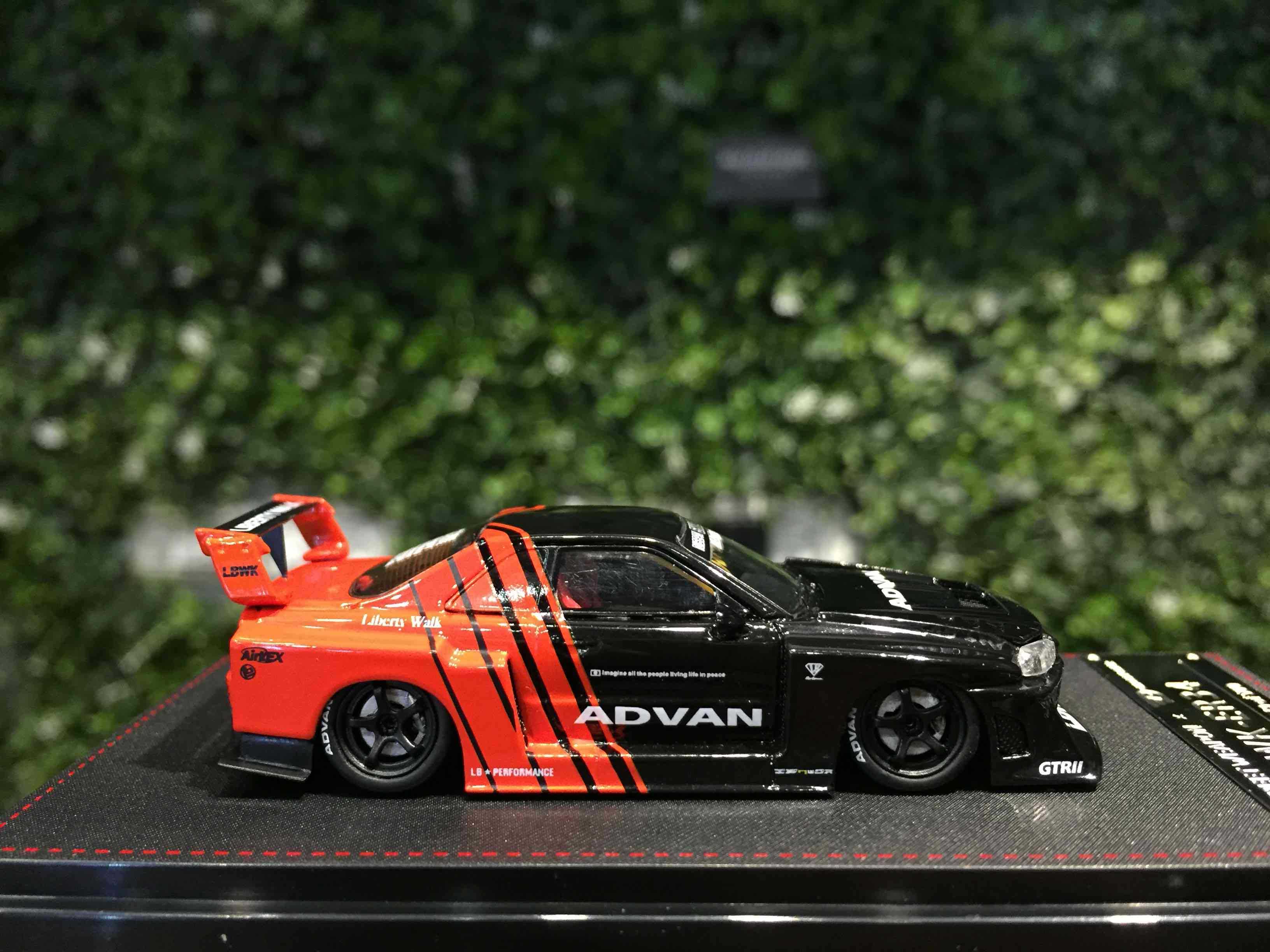 1/64 StreetWeapon LBWK Nissan Skyline GT-R (R34) Advan【MGM】 - Max Gear ...