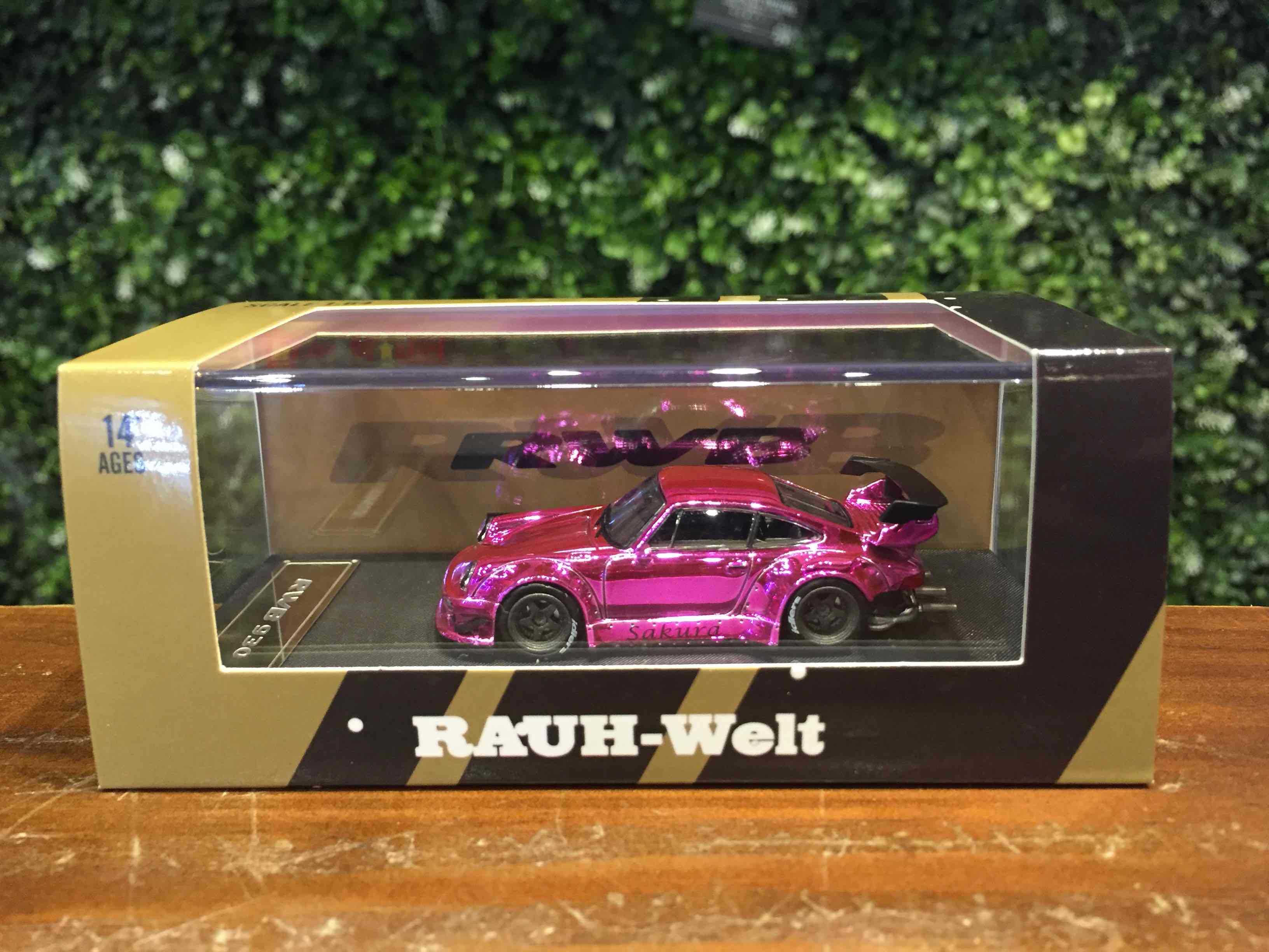1/64 StarModel RWB Porsche 911 (930) Chrome Sakura【MGM】 - Max Gear ...