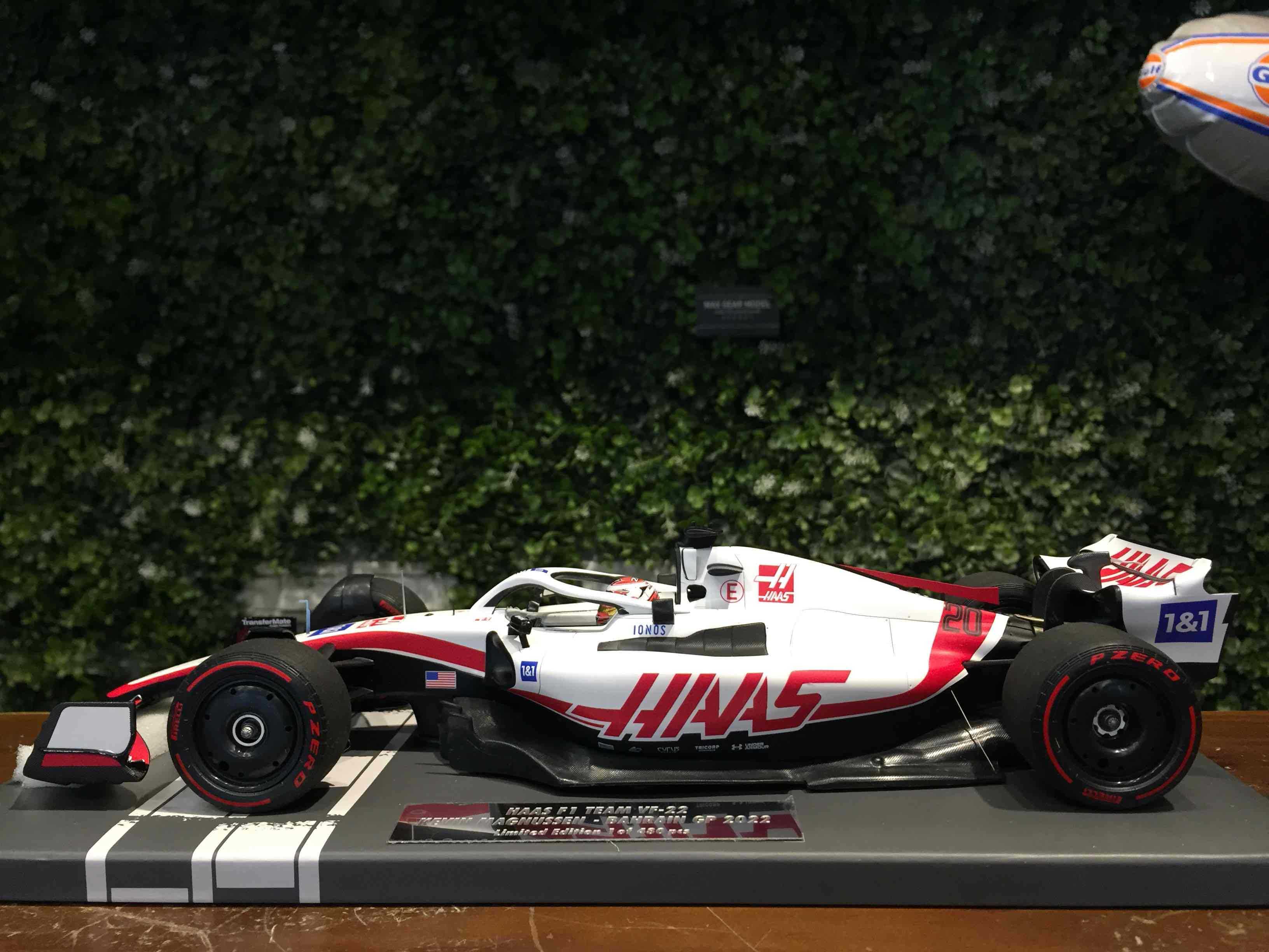 1/18 Minichamps HAAS F1 VF22 Kevin Magnussen 117220120【MGM】 - Max Gear ...