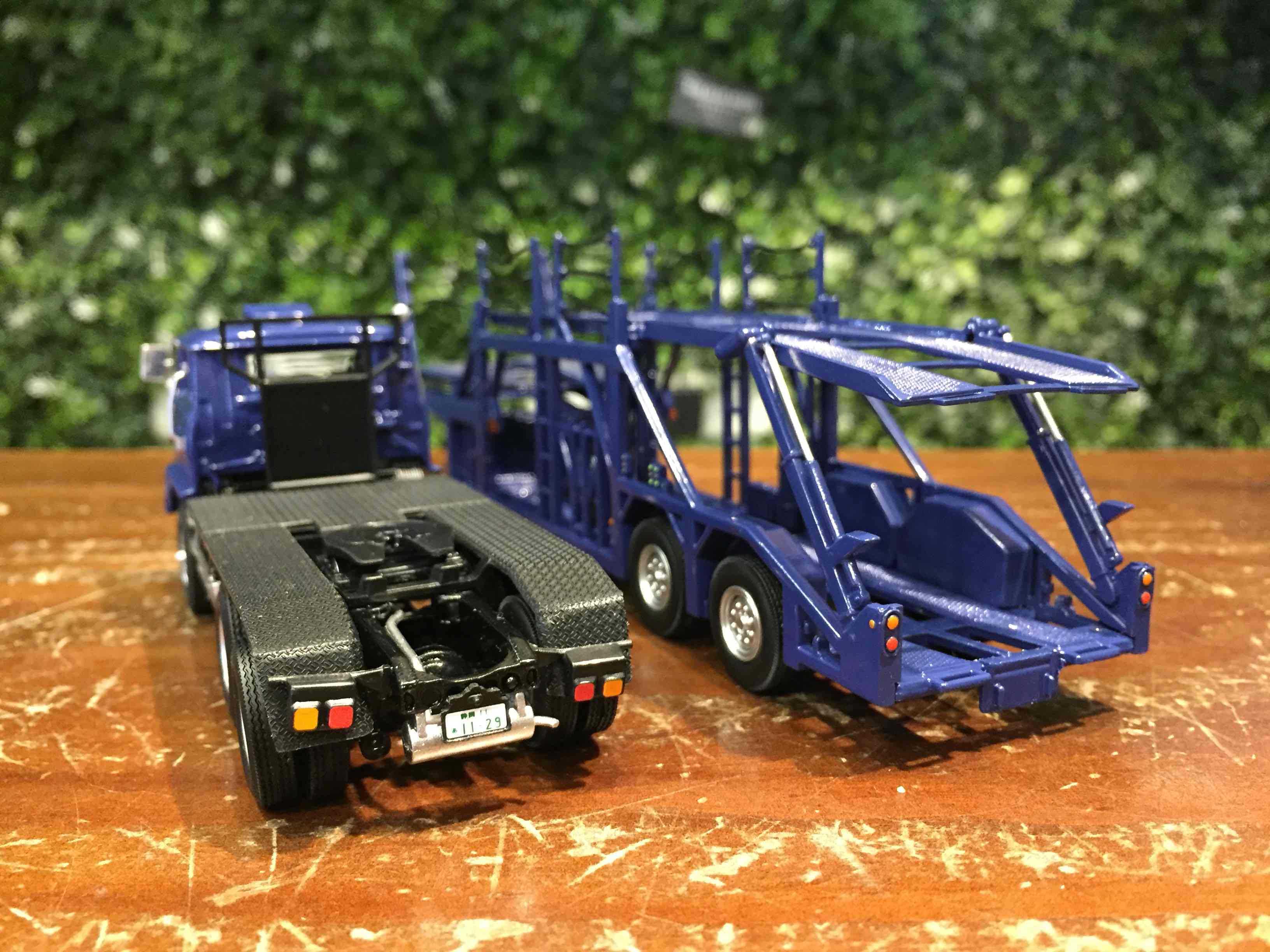 1/64 DD-Model Mitsubishi Fuso FV High Cab Tractor Blue【MGM】 - Max Gear ...