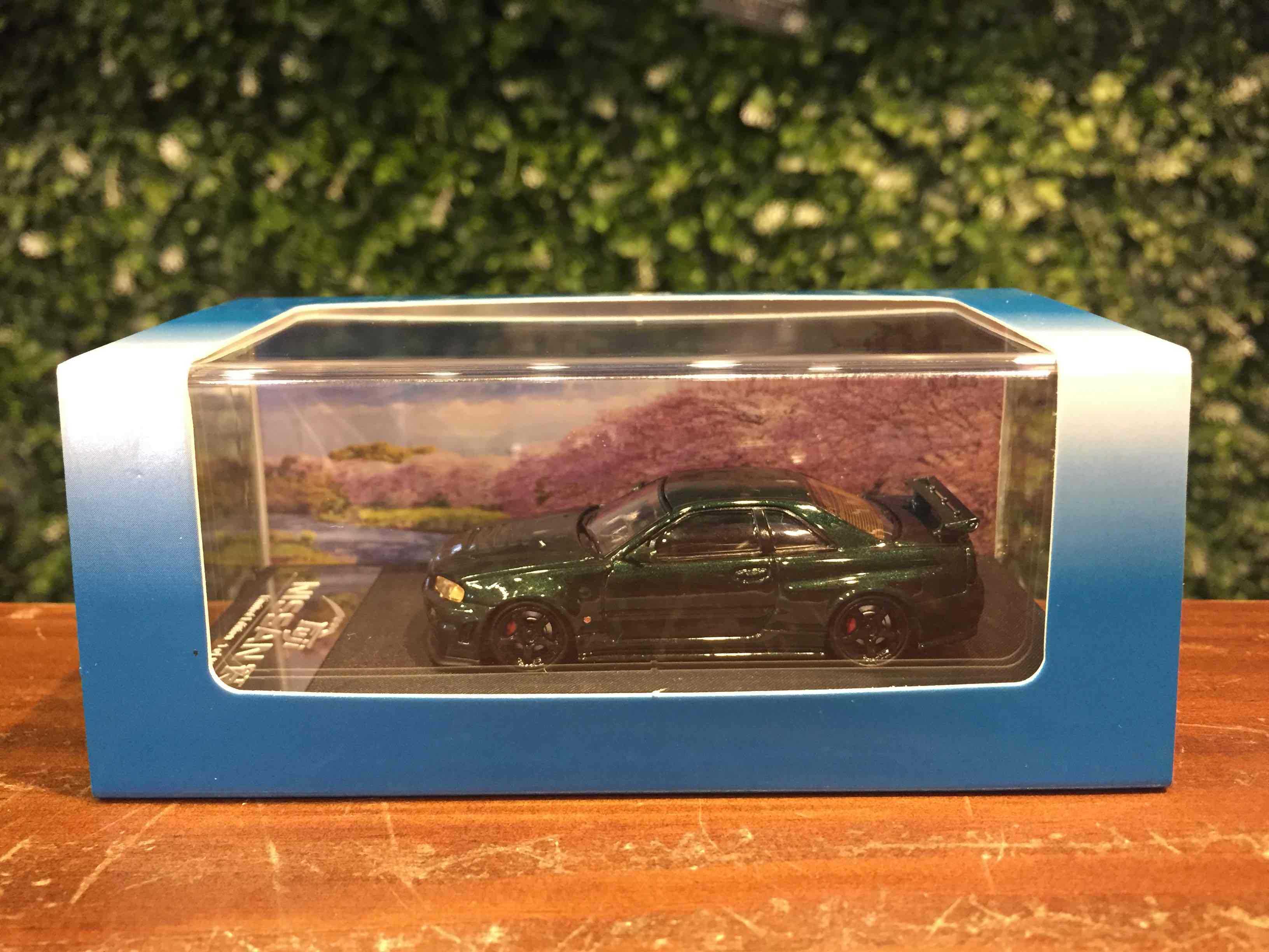 1/64 Fuji Nissan Skyline GT-R (R34) CRS Green【MGM】 - Max Gear Model 模型店 ...