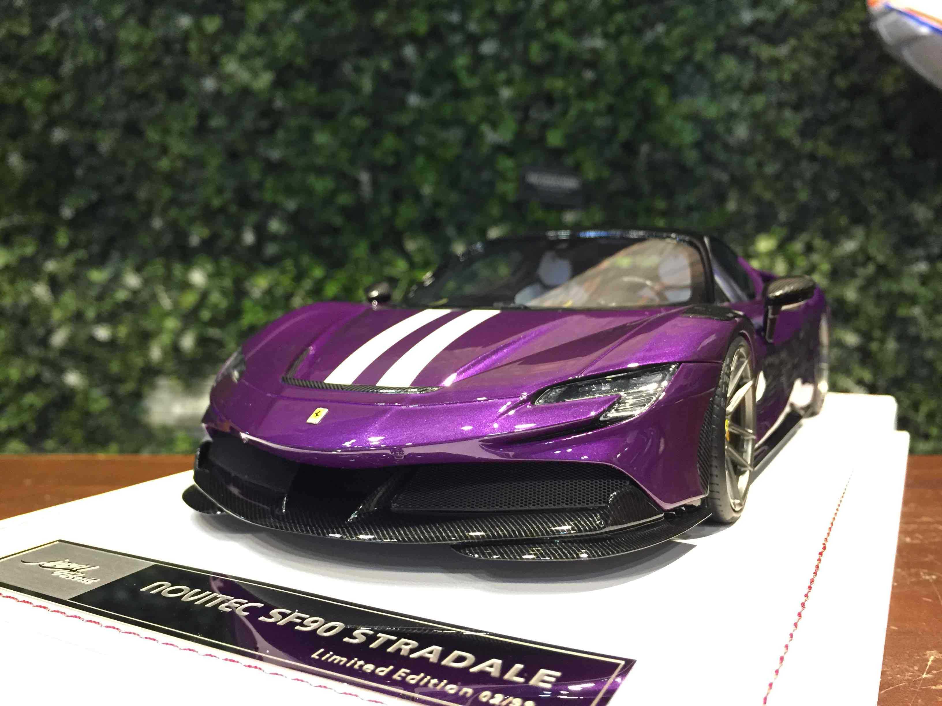 1/18 IVY Novitec Ferrari SF90 Violet IM1818E【MGM】 - Max Gear Model 模型店 ...