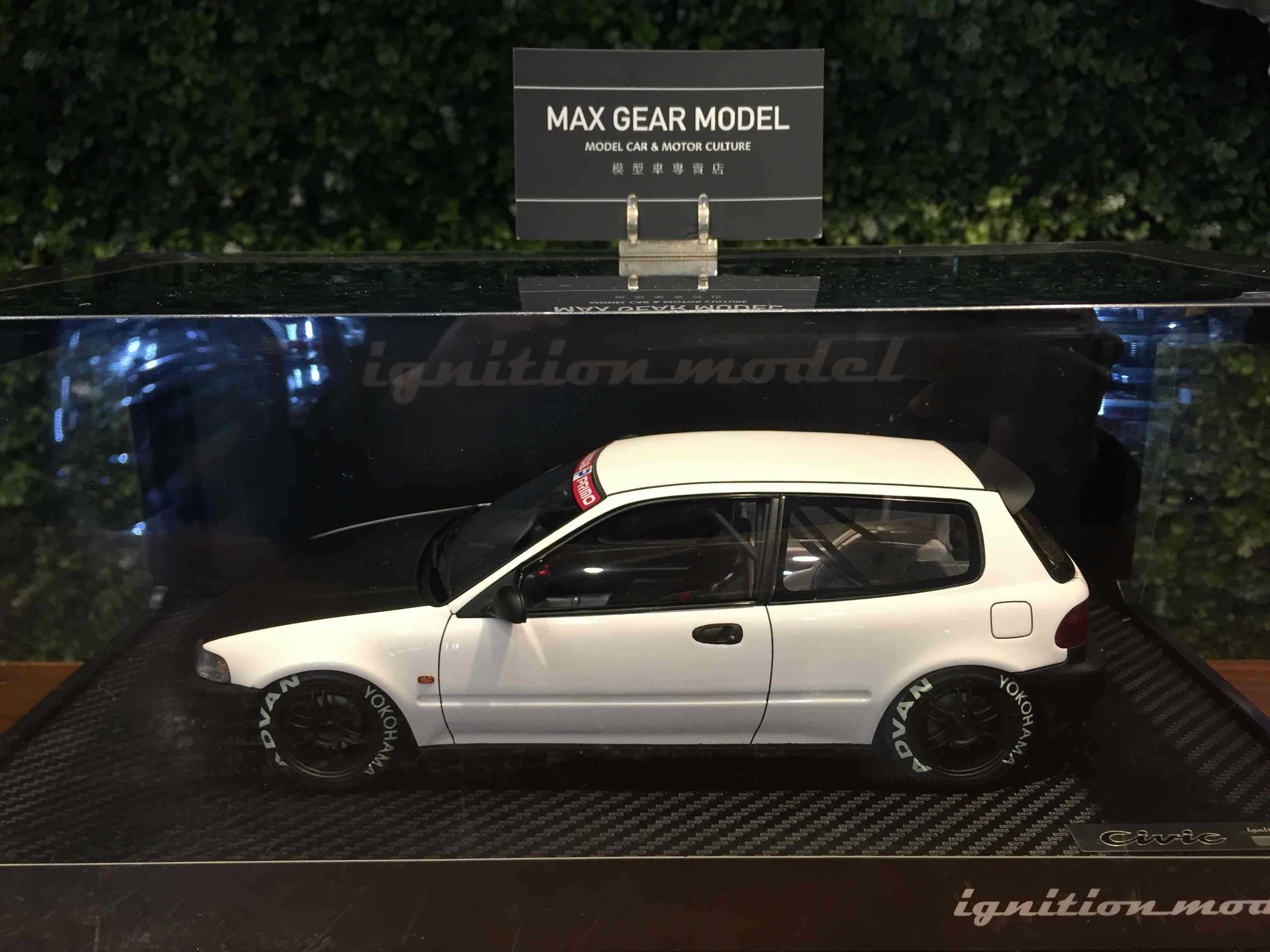 1/18 Ignition Honda Civic (EG6) White IG3042【MGM】 - Max Gear Model 模型店 ...