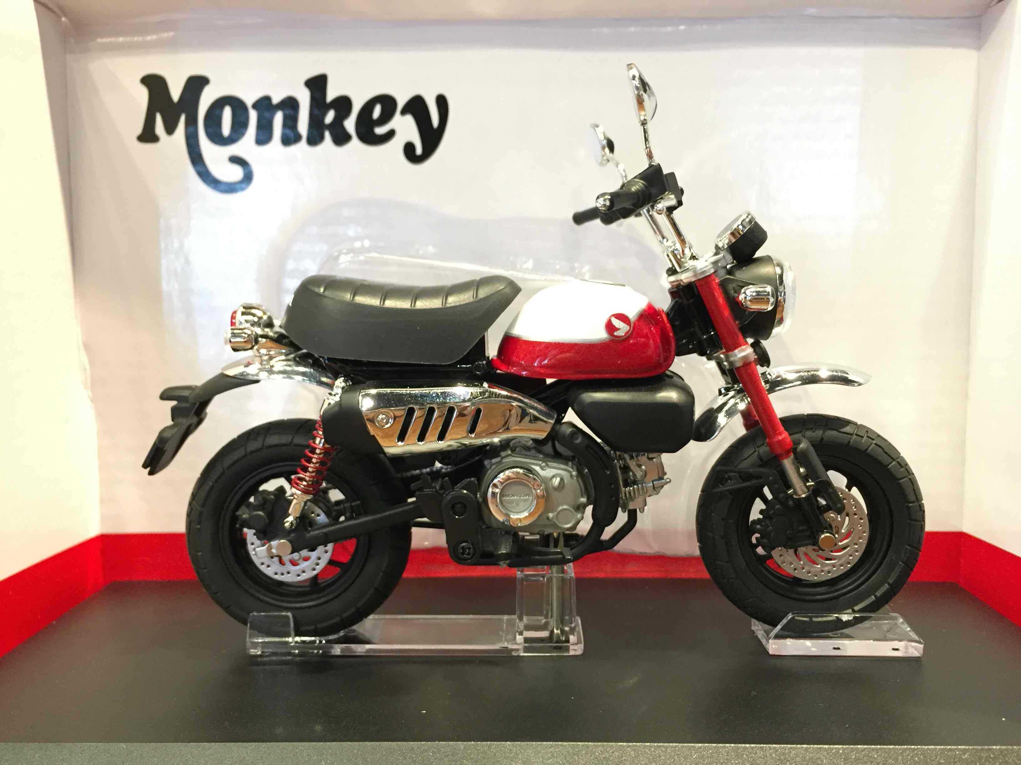 1/12 Aoshima Honda Monkey 125 2022 Red 111208【MGM】 - Max Gear Model 模型店 ...