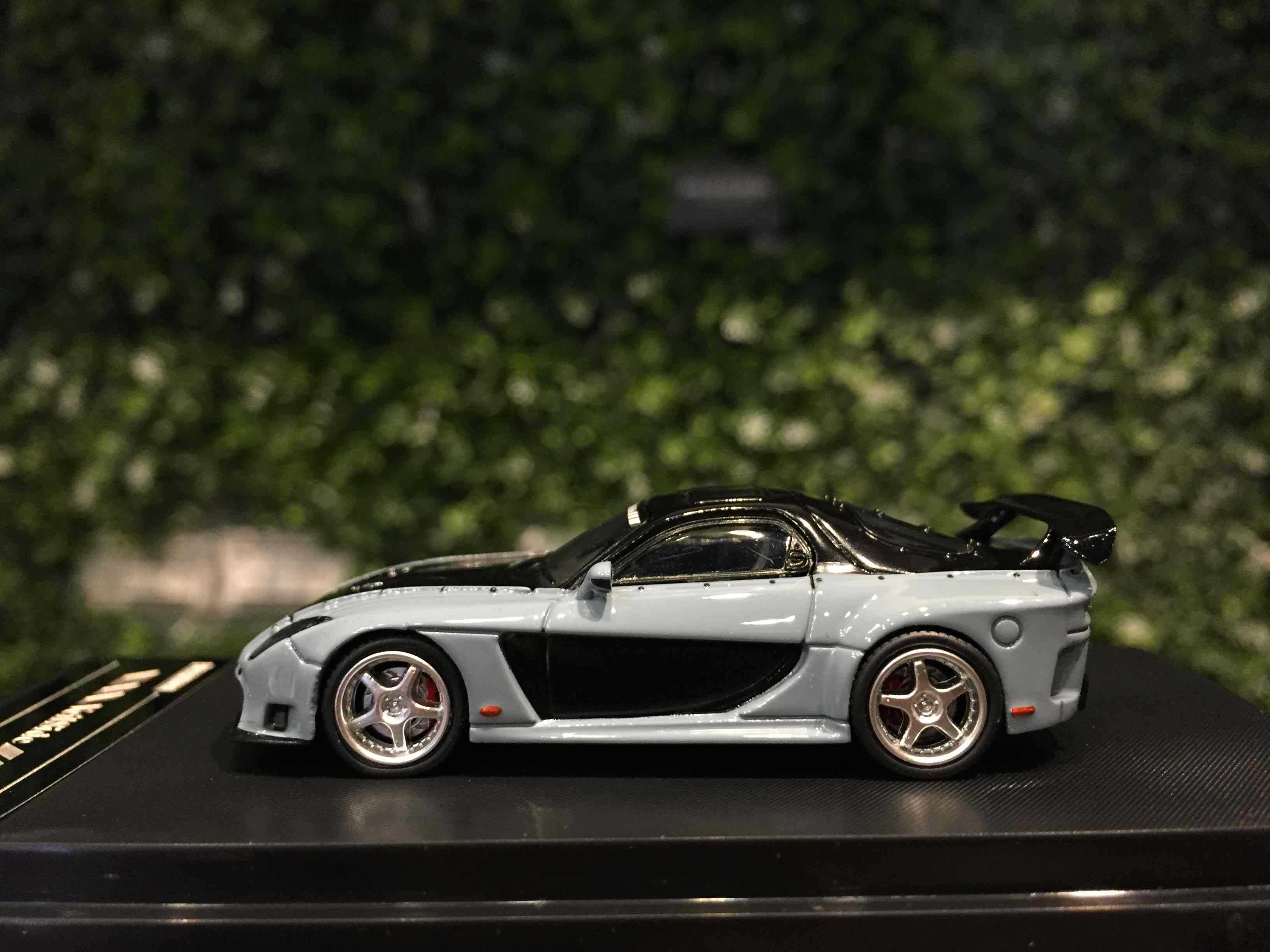 1/64 SuperModel Veilside Fortune 7 Mazda RX-7 Grey【MGM】 - Max Gear Model 模型店 | 購物橘子
