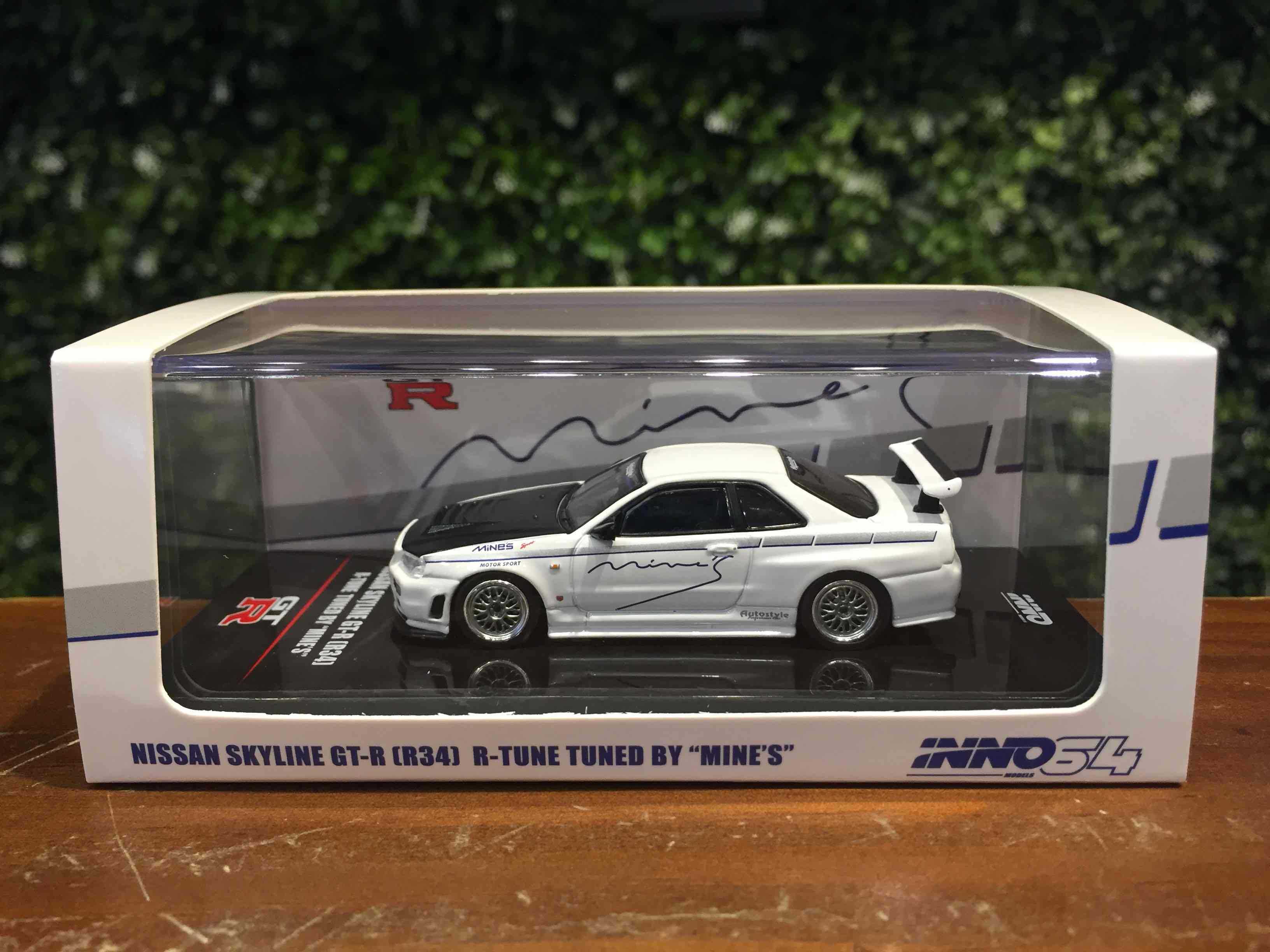 1/64 Inno Nissan Skyline GT-R R34 R-tune IN64R34RTMINES【MGM】 - Max Gear ...
