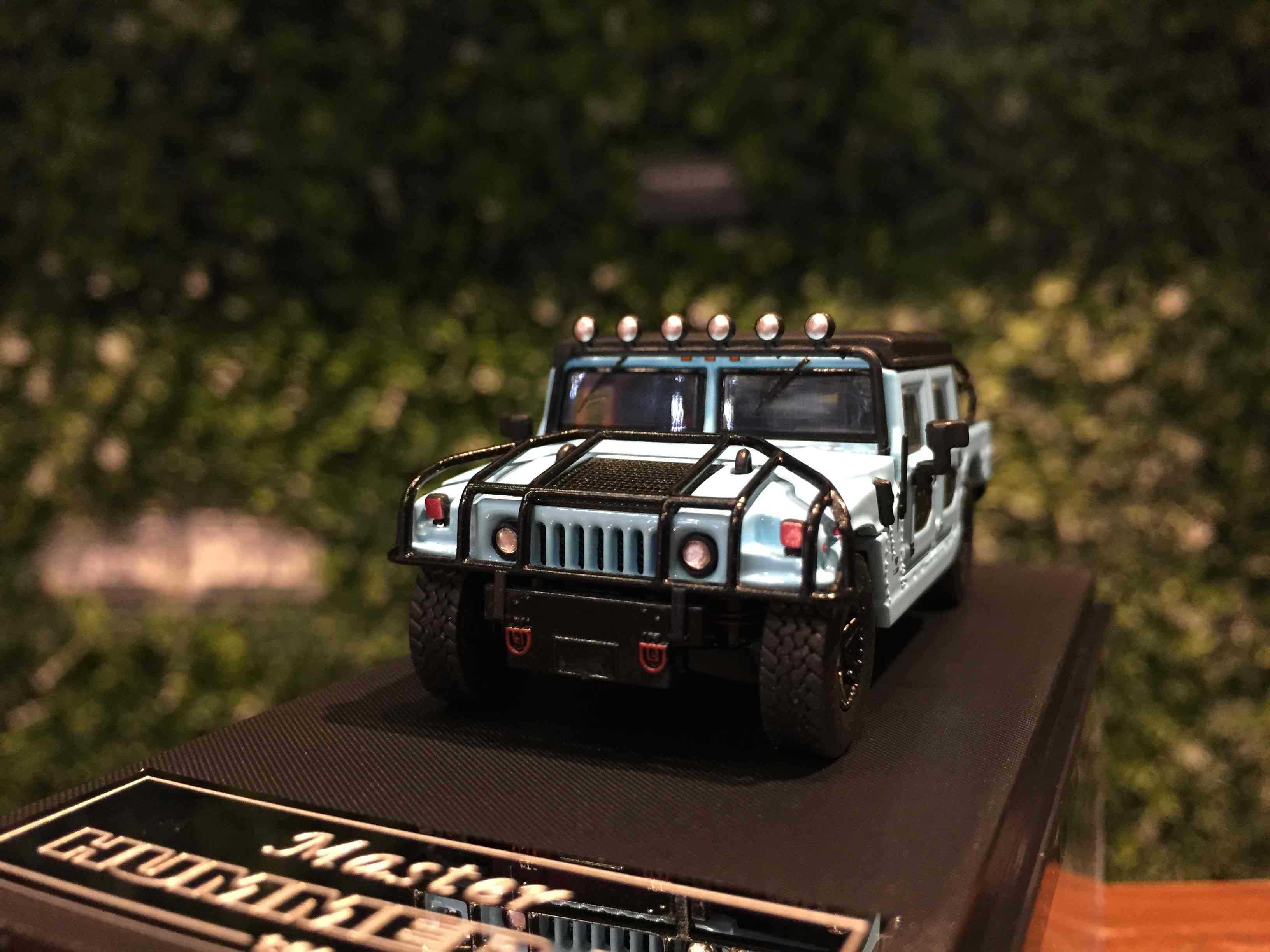 1/64 Master Hummer H1 PickUp with Accessory Blue【MGM】 - Max Gear Model ...