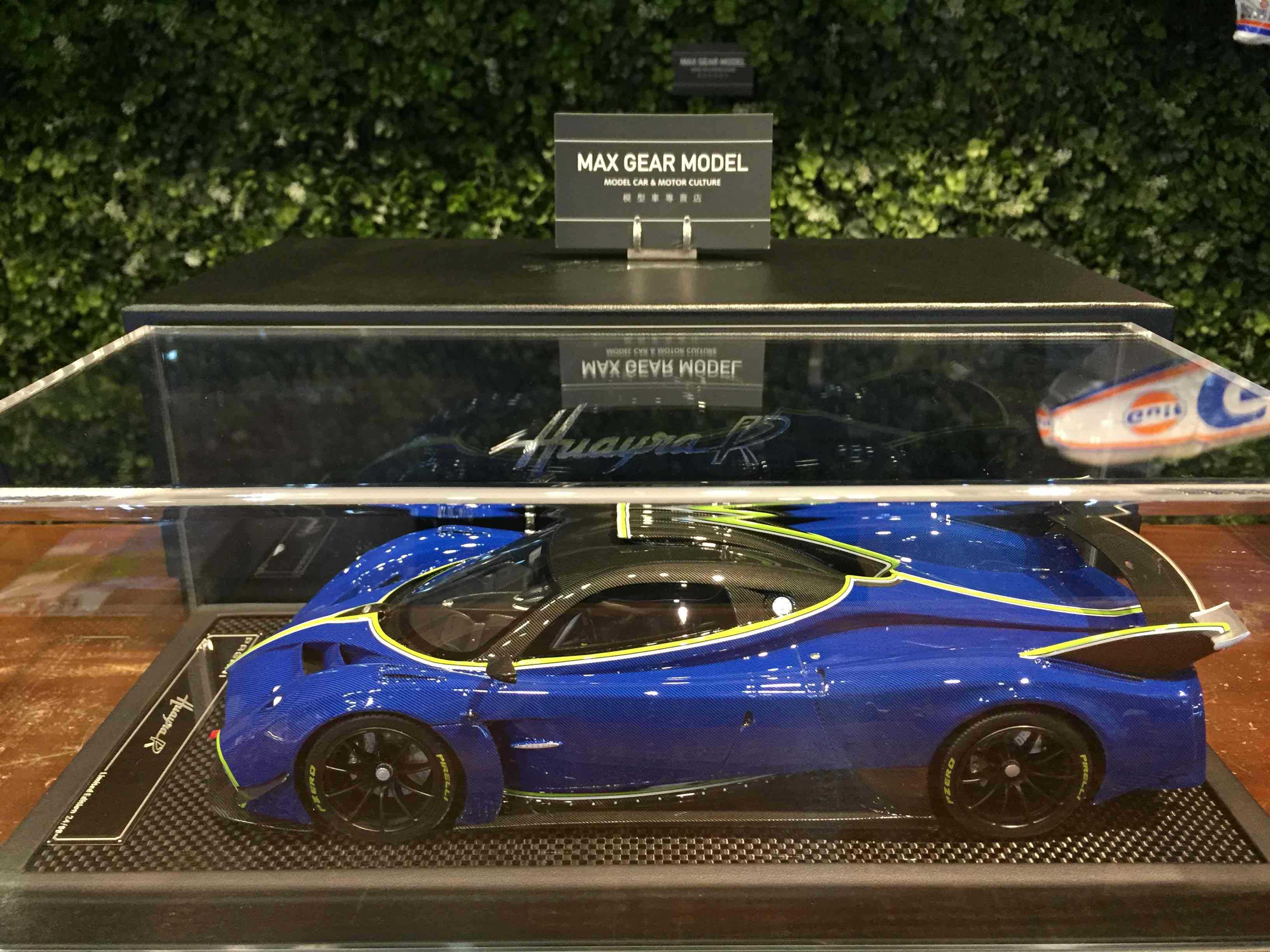 1/18 VIP Model Pagani Huayra R Blue Carbon VIP18033B【MGM】 - Max Gear ...