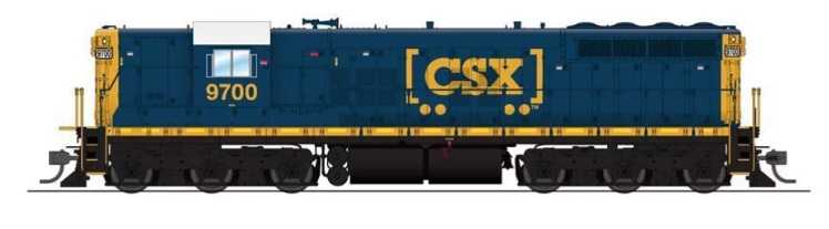 Mini 現貨 BLI 5782 HO規 EMD SD7 CSX 9700 Paragon 3 數位音效柴油車 黑 - 微縮世界 | 購物橘子