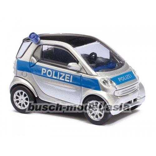 Mini 現貨 Busch 46155 HO規 Smart Fortwo Police - 微縮世界 | 購物橘子