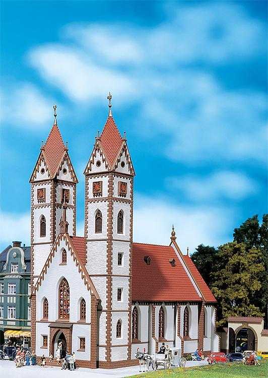 Mini 現貨 Faller 130905 HO規 Town church 城鎮教堂 - 微縮世界 | 購物橘子