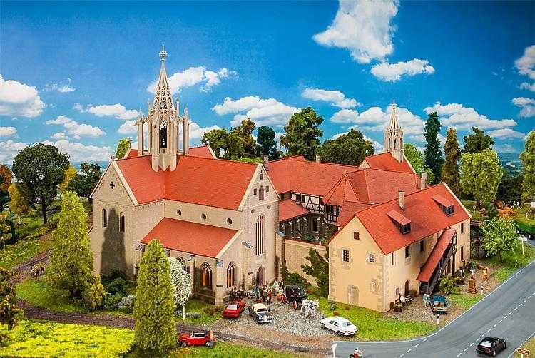 Mini 預購中 Faller 130816 HO規 Bebenhausen Monastery 貝本豪森修道院.套件 - 微縮世界 | 購物橘子