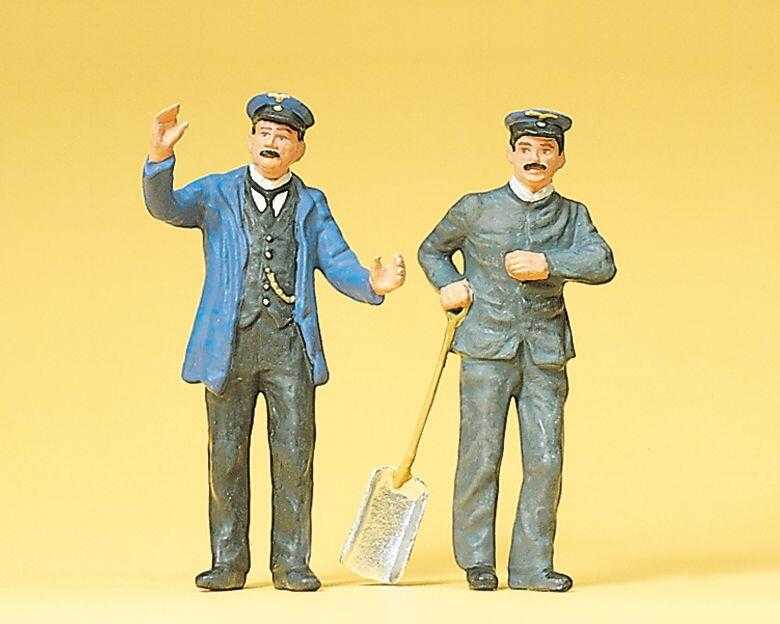 Mini 現貨 Preiser 45050 G規 火車駕駛和鏟煤工 - 微縮世界 | 購物橘子