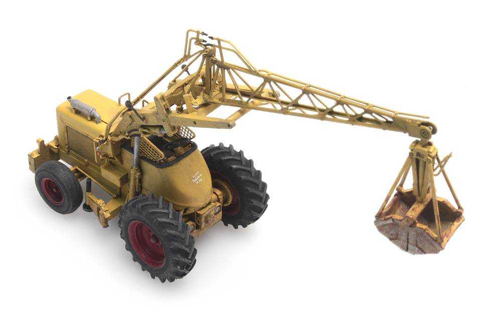 Mini 預購中 Artitec 387.378 HO規 Bischoff Polytrac 挖土機 黃 - 微縮世界 | 購物橘子