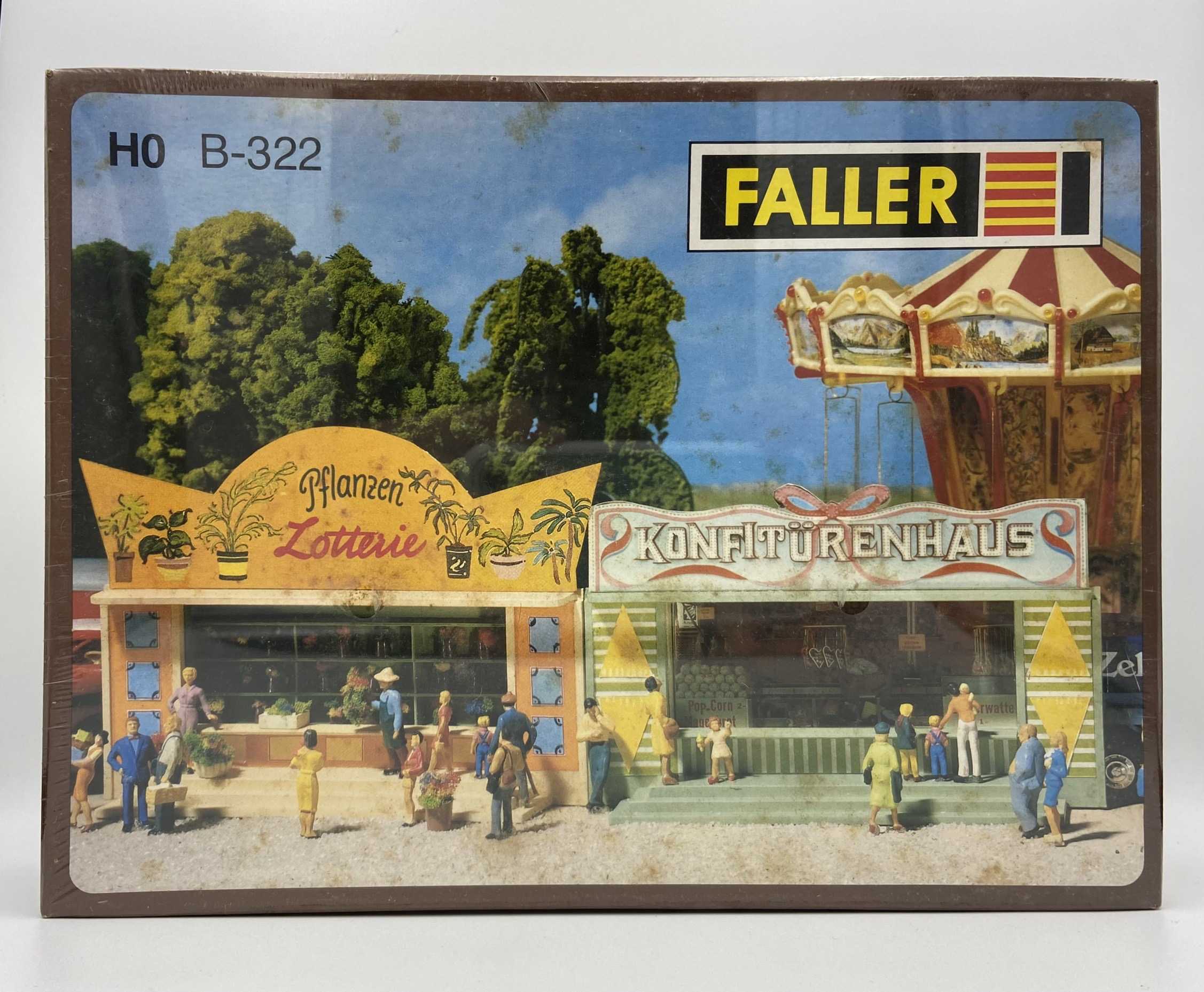 Mini 預購中 Faller B-322 HO規 遊樂場攤位 - 微縮世界 | 購物橘子