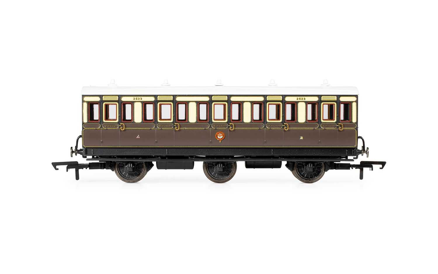 Mini 現貨 Hornby R40306 1:76 GWR 三等客車廂 - 微縮世界 | 購物橘子