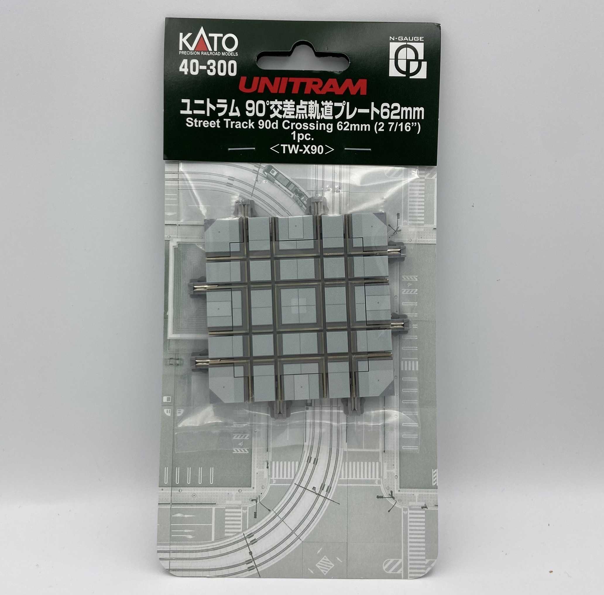 Mini 預購中 Kato 40-300 N規 62mm 90度交差點軌道 - 微縮世界 | 購物橘子