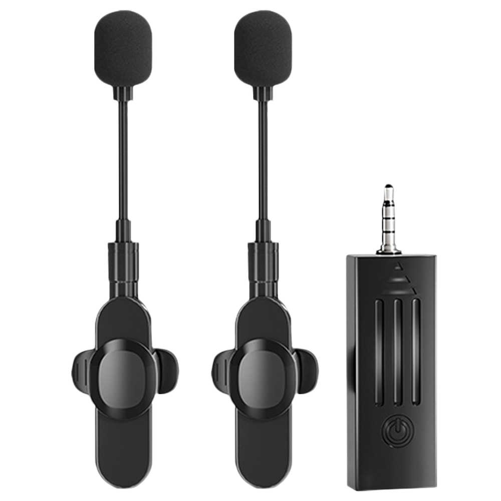 【小婷電腦】WRM-K35 PLUS 一拖二雙麥 無線領夾收音可調式延長麥克風 直播網美大推 3.5mm孔 即插即用 - 小婷電腦 | 購物橘子
