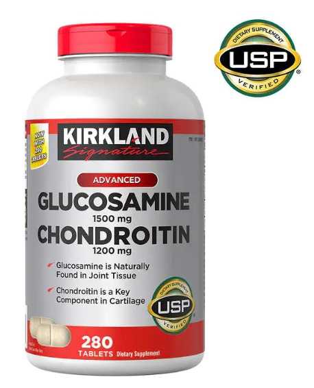 科克蘭 Glucosamine 葡萄糖胺 Chondroitin 軟骨素 280粒 關節強效錠 - 資羅資訊商城 | 購物橘子