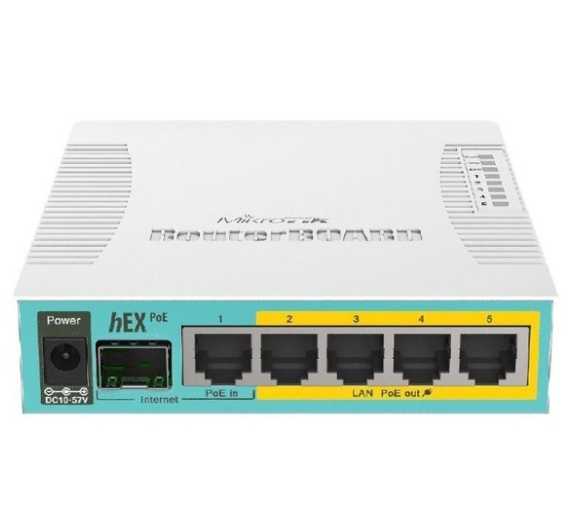 Mikrotik RB960PGS hEX PoE 支持802.3af/at POE路由器 SOHO 路由器 - 艾爾摩家電-線上購物| 有閑購物