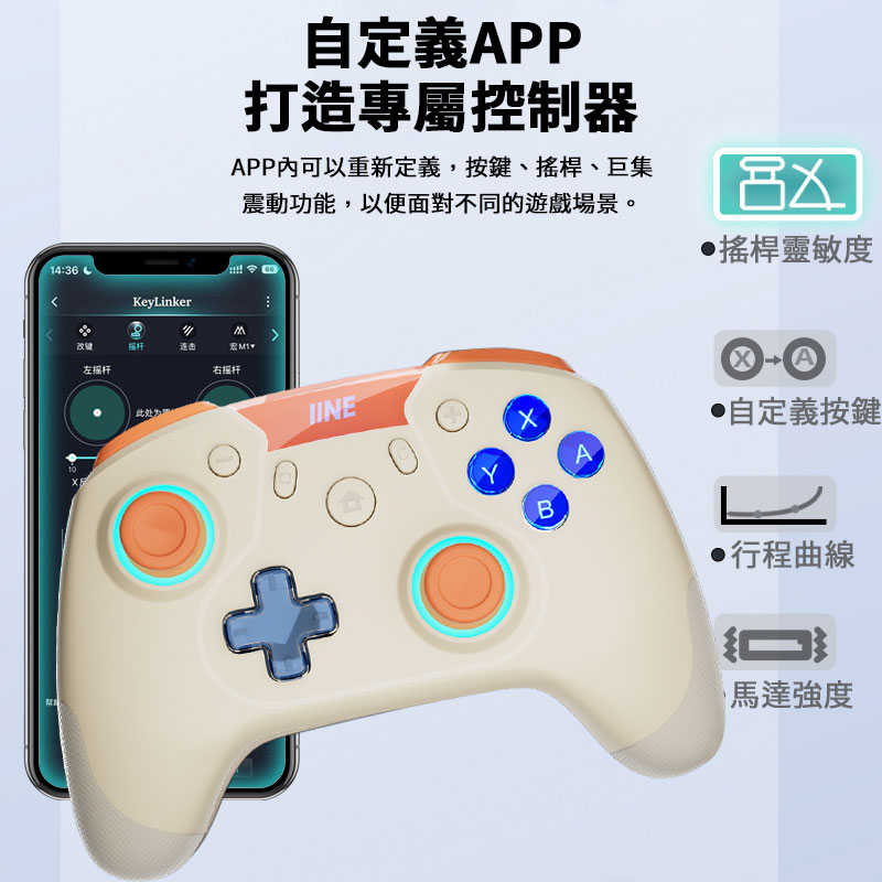 現貨 良值 Switch Pro 控制器 極光 系列款式 RGB燈效 震動 連發 六軸體感 手把 / 老爺子 - 老爺子Master1965 | 購物橘子